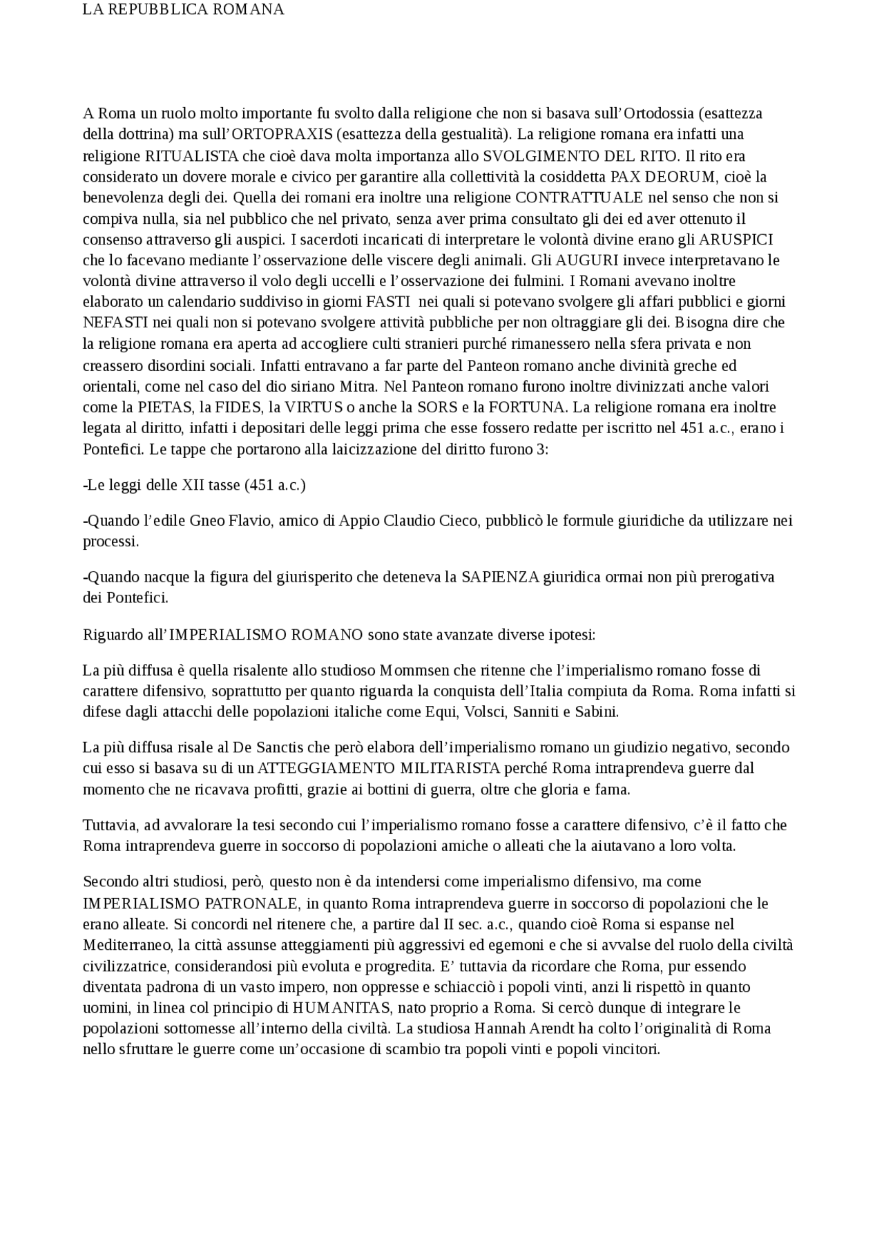 Religione e Imperialismo nella Roma Antica: Ortopraxis e Pax Deorum ...