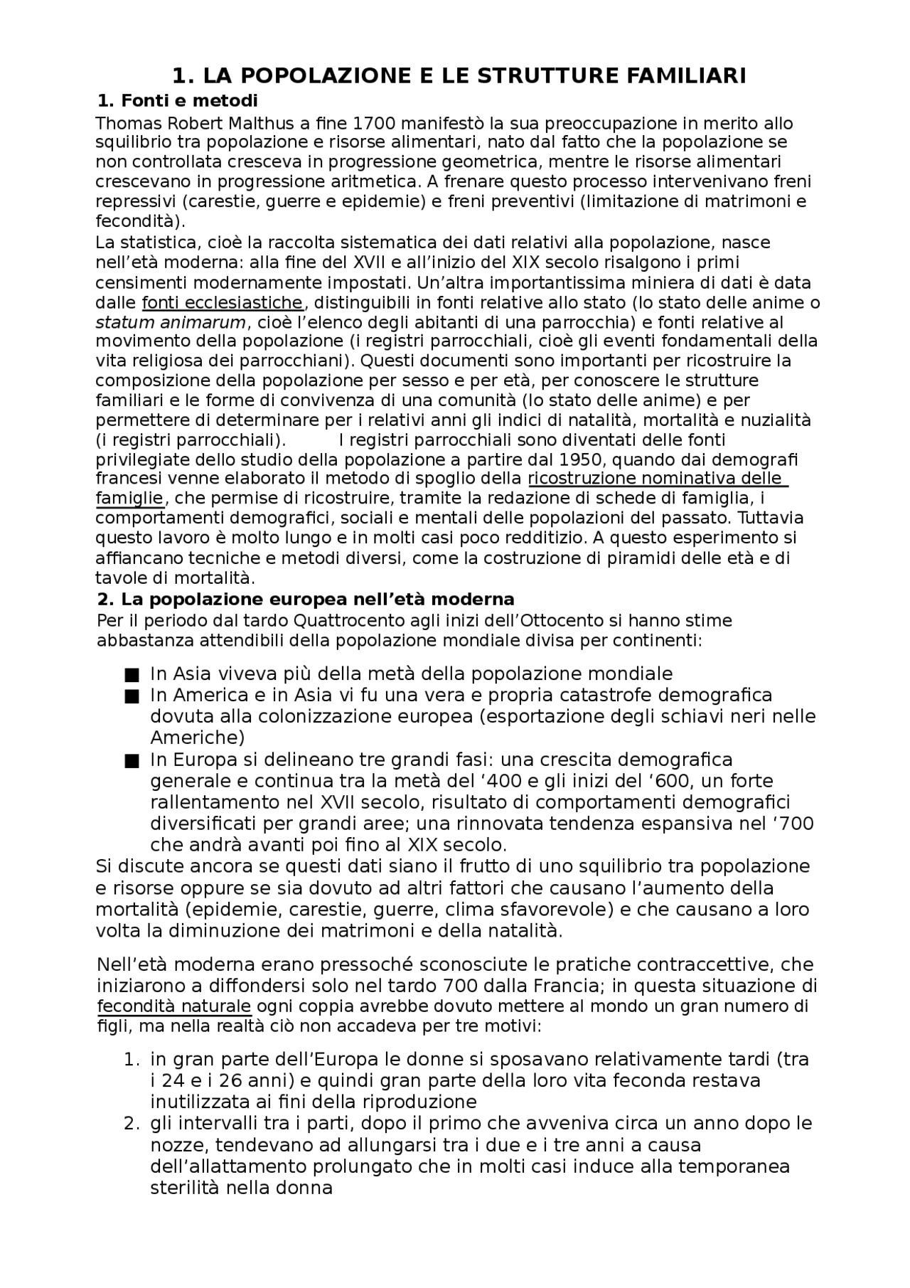 "Storia moderna 1492-1848" Carlo Capra - Docsity