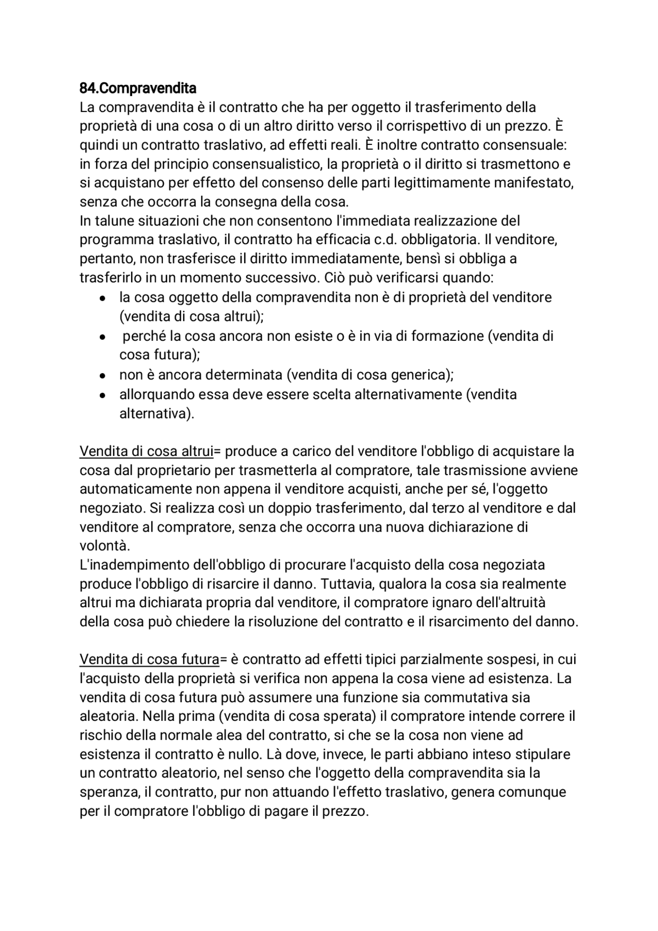 Singoli Contratti Pietro Perlingieri Docsity