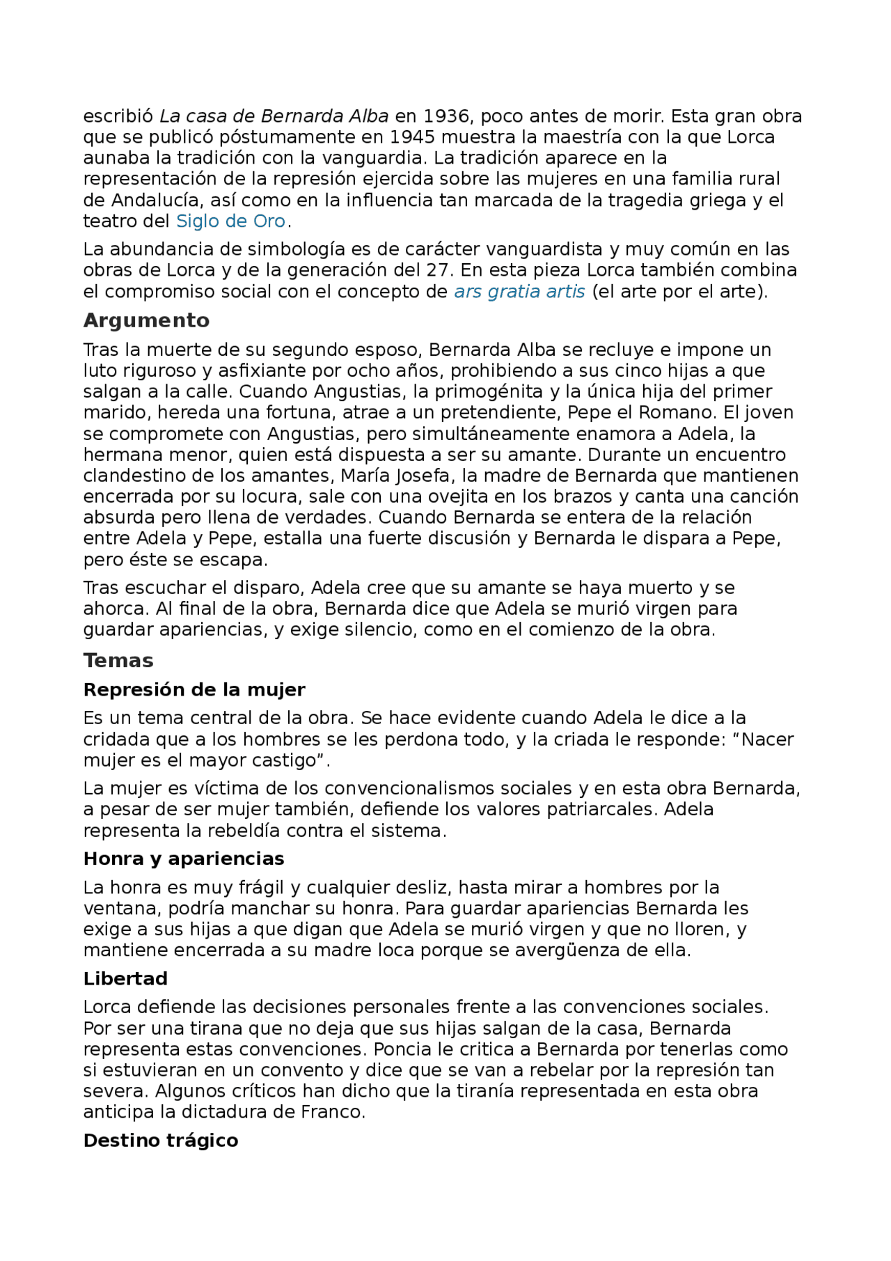 Riassunto In Spagnolo Docsity