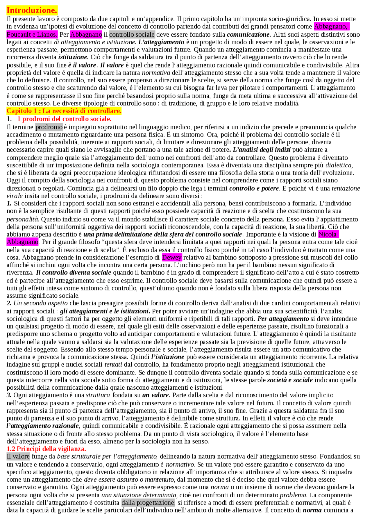 Il Controllo Sottile Docsity