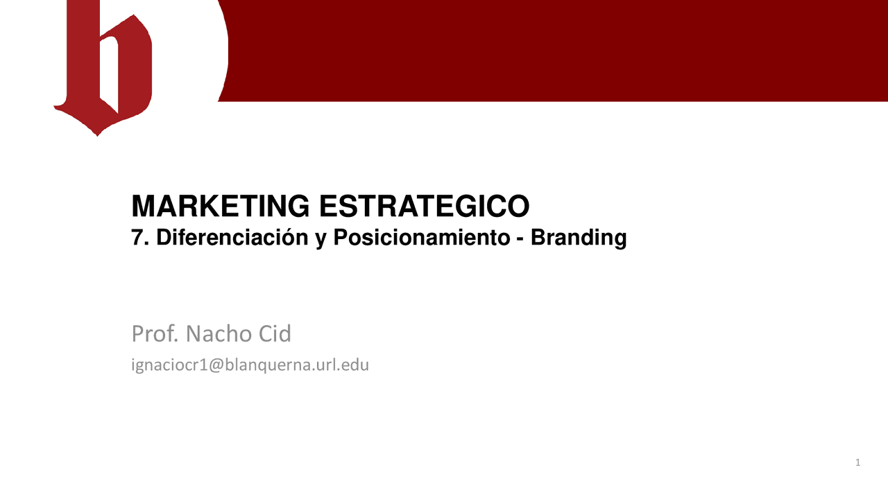 Marketing Strategico Docsity