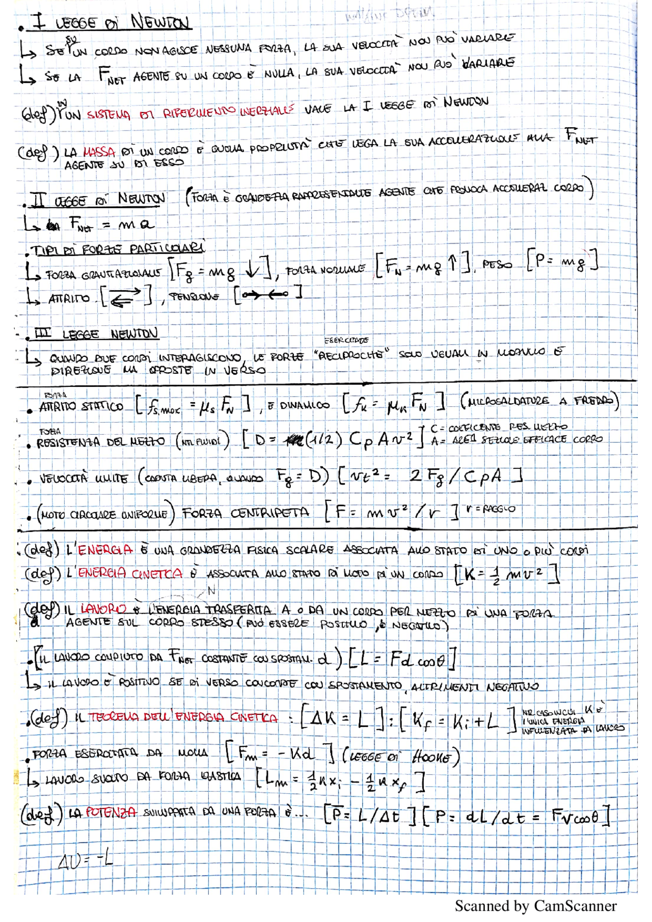 Brevi Appunti E Formule Di Fisica 1 Docsity