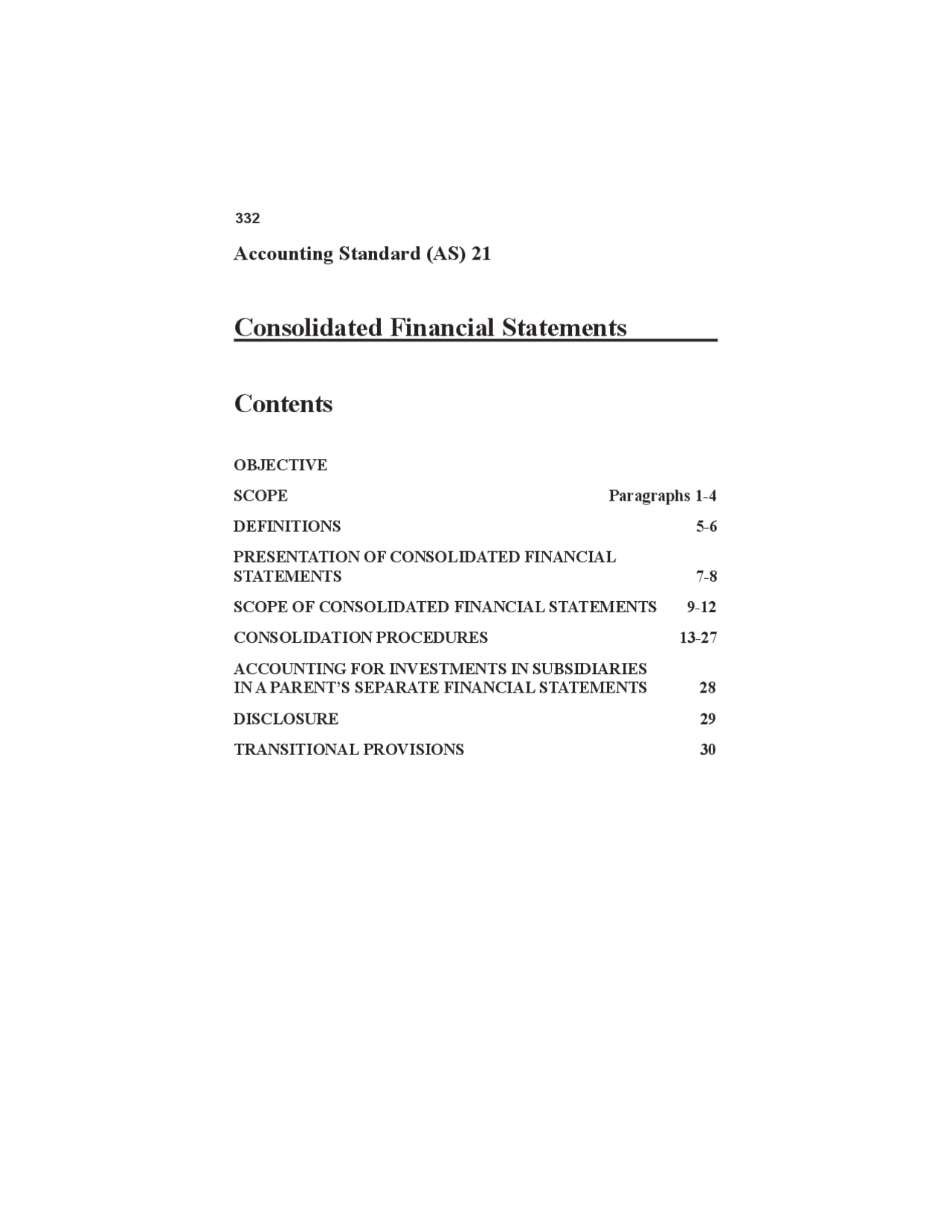 Accounting Standards Docsity