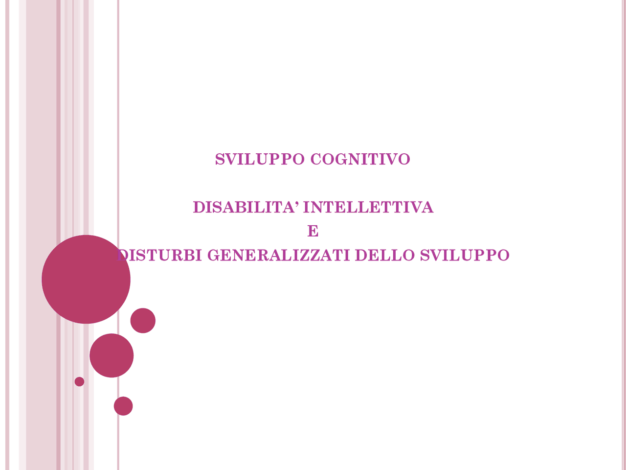 Disabilità Intellettiva Docsity