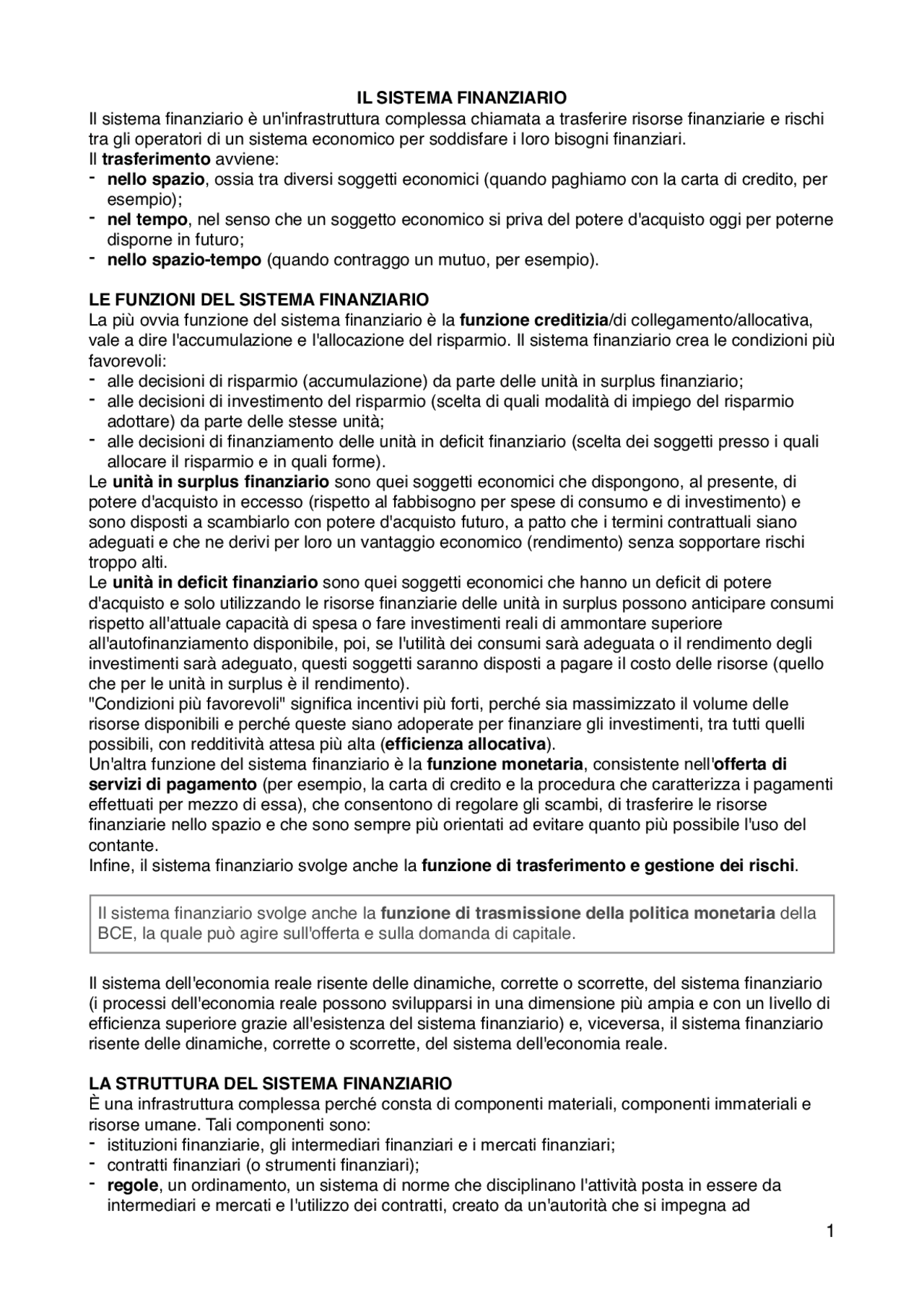 Appunti Di Intermediari Finanziari Prof Enzo Scannella Docsity