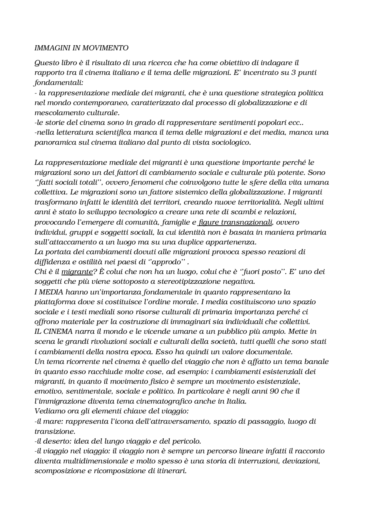 Immagini In Movimento Docsity
