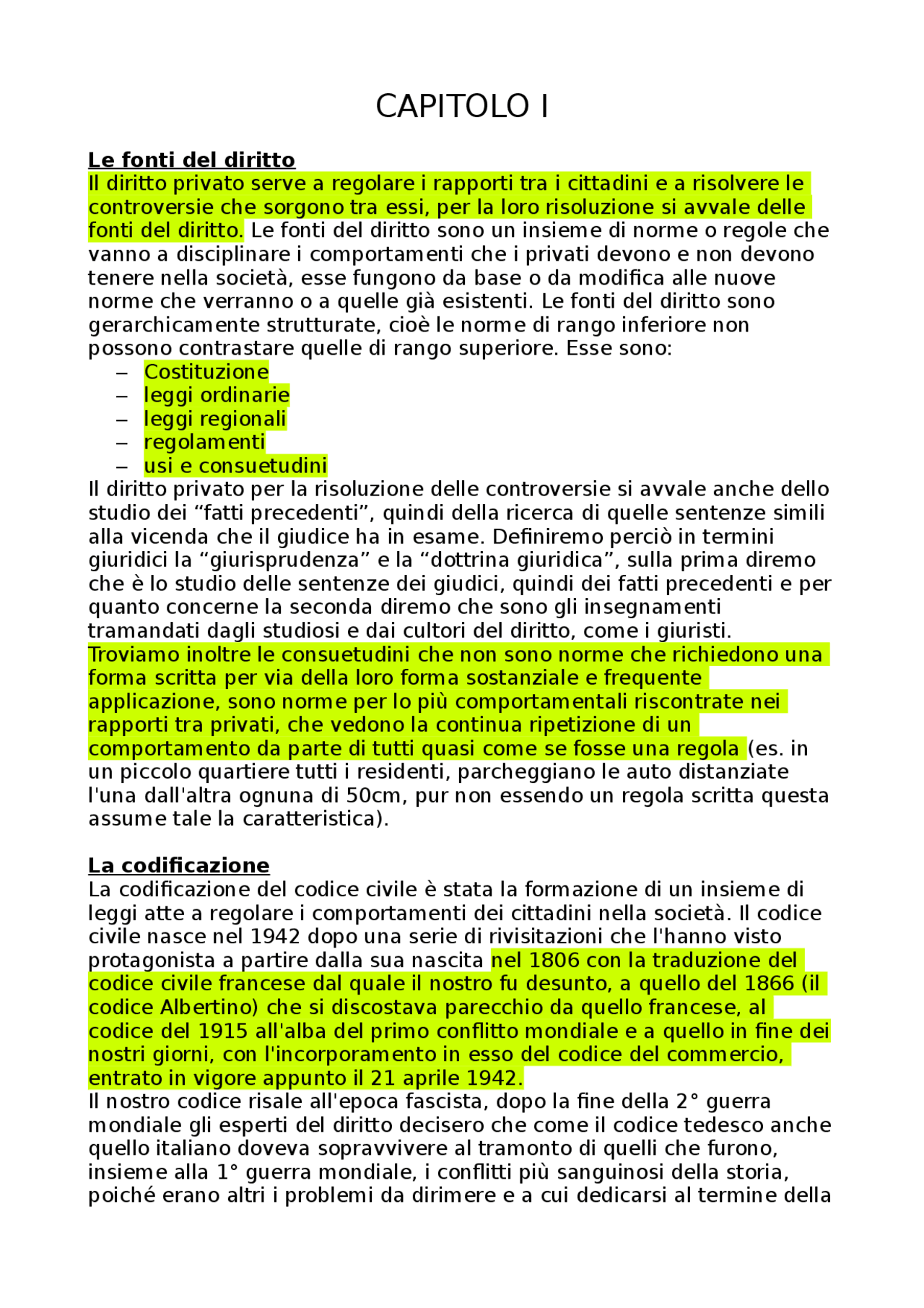 Istituzioni Di Diritto Privato Appunti Di Istituzioni Di Diritto