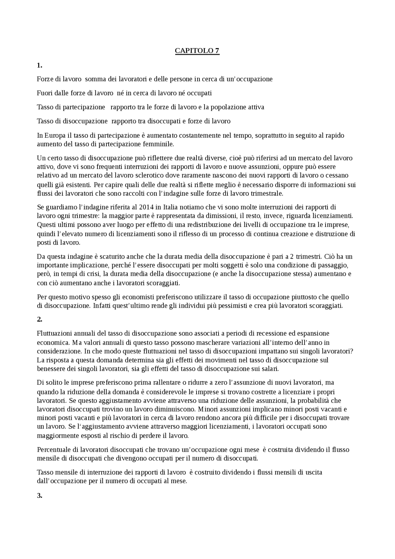 Riassunti Di Macroeconomia Docsity