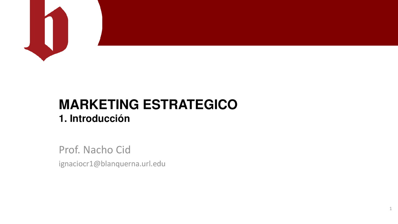 Marketing Strategico Docsity