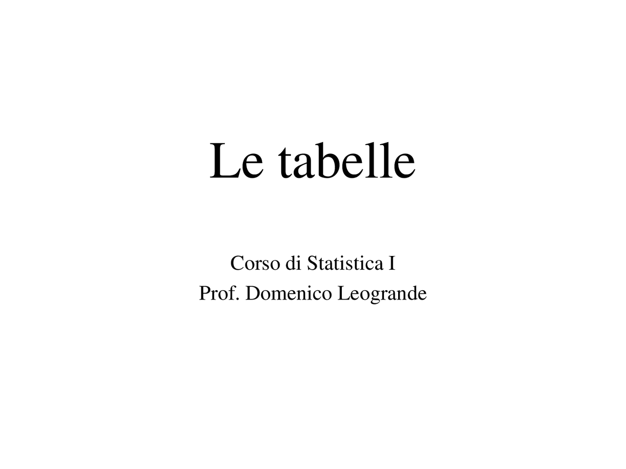 Statistica Slide Numero 2 Docsity