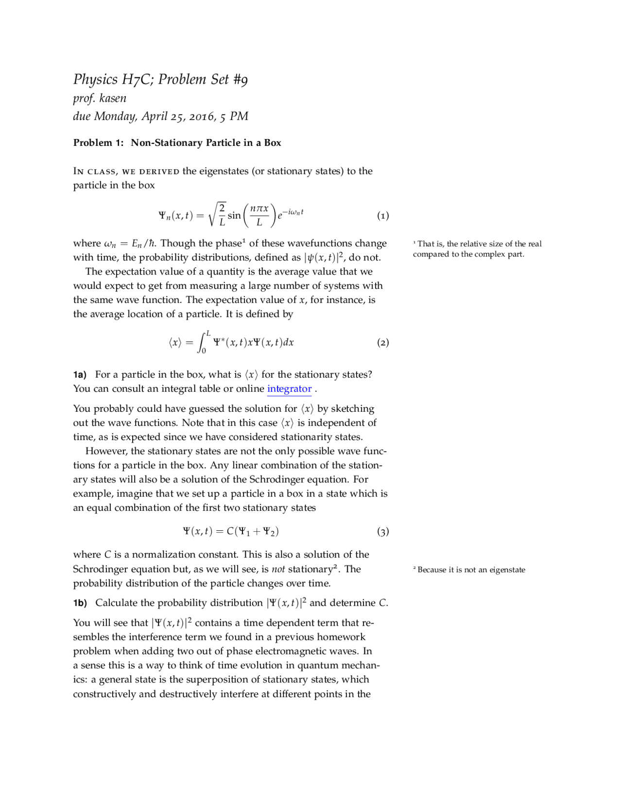 Physics H7c Exercises And Solutions Docsity