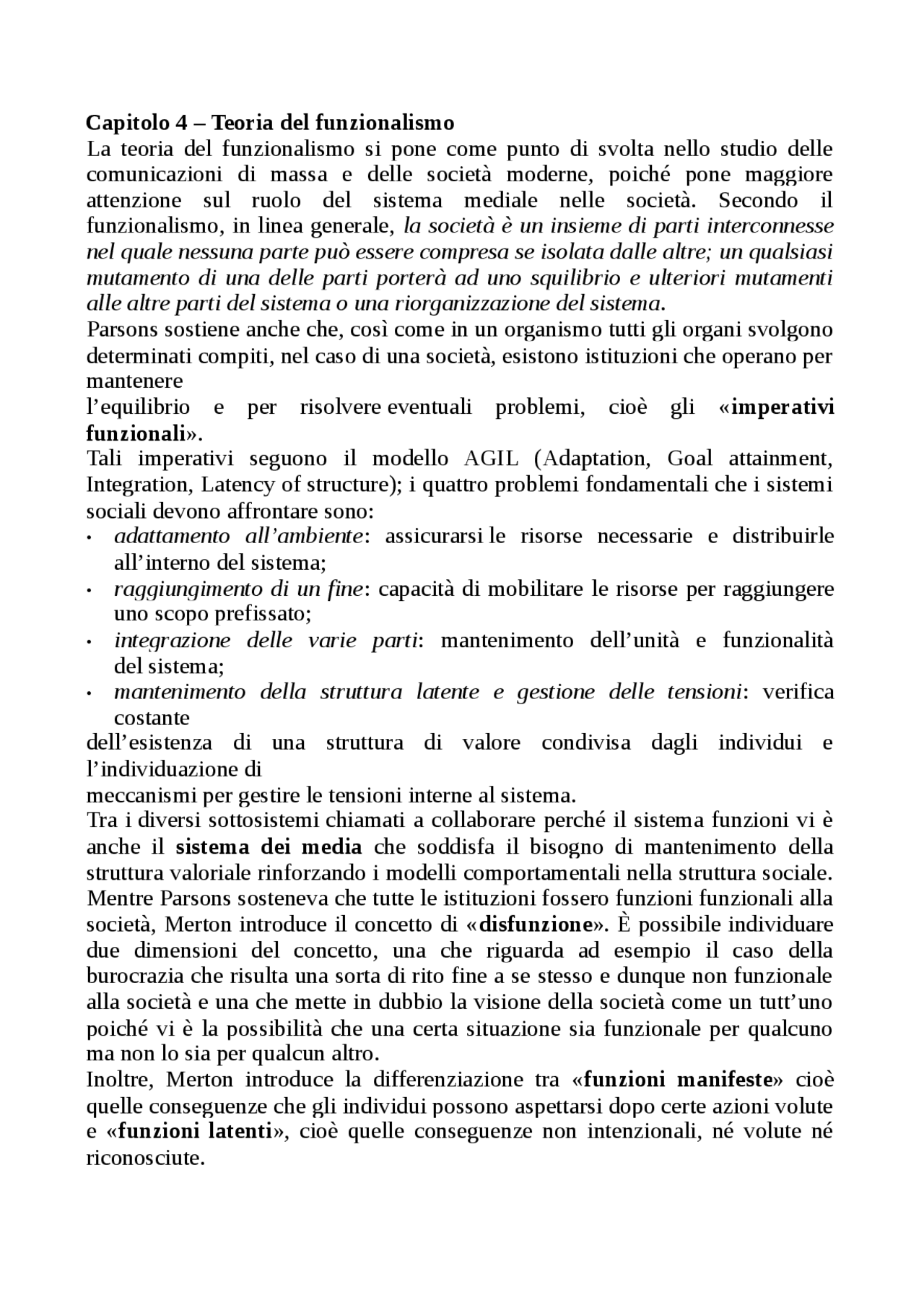 Teoria Delle Comunicazioni Di Massa Sara Bentivegna Docsity