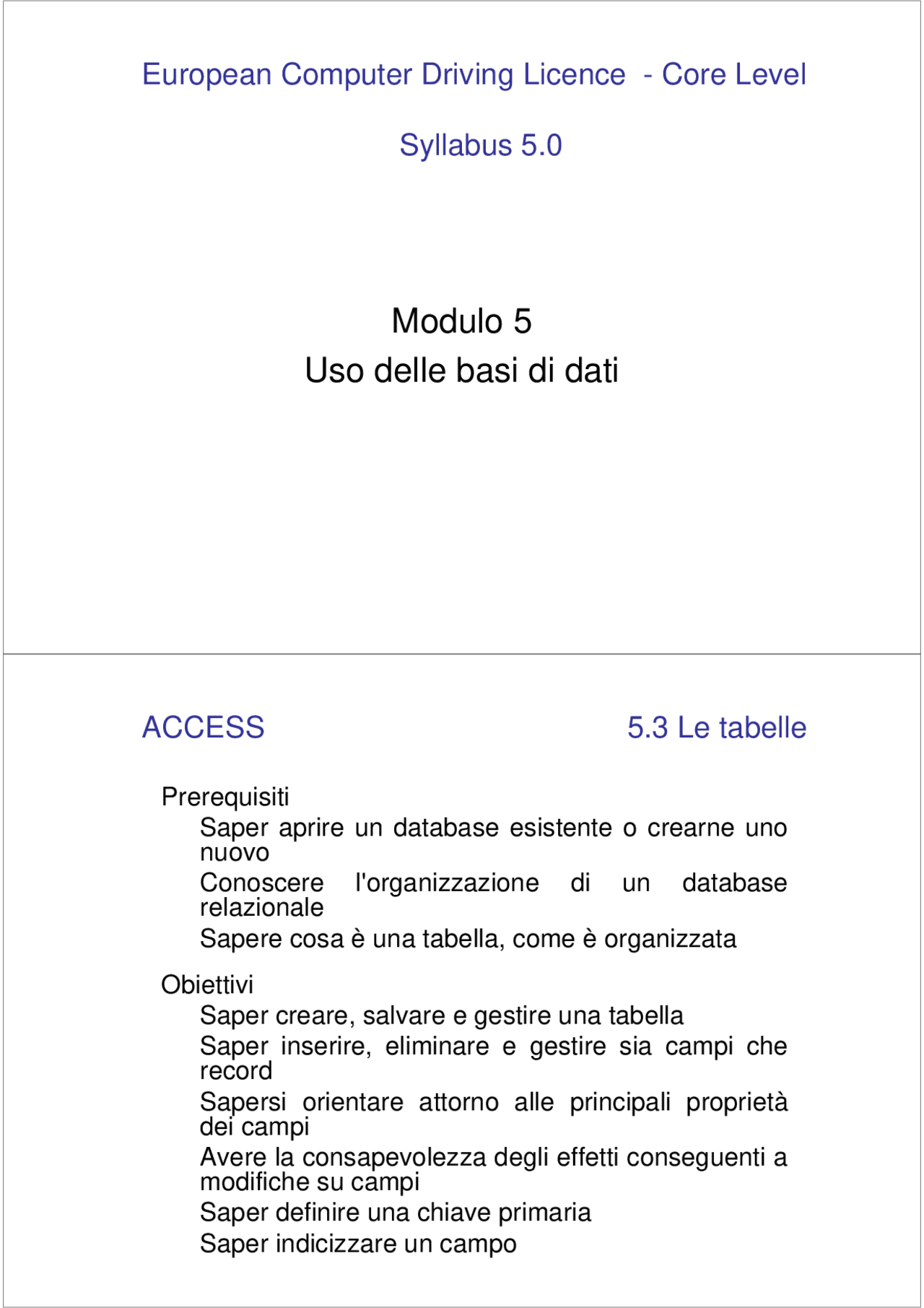 Programmi Informatici Docsity
