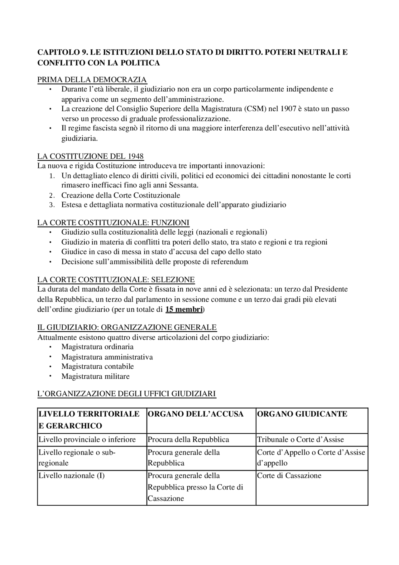 Sistema Politico Italiano 1 E 2 Repubblica Docsity