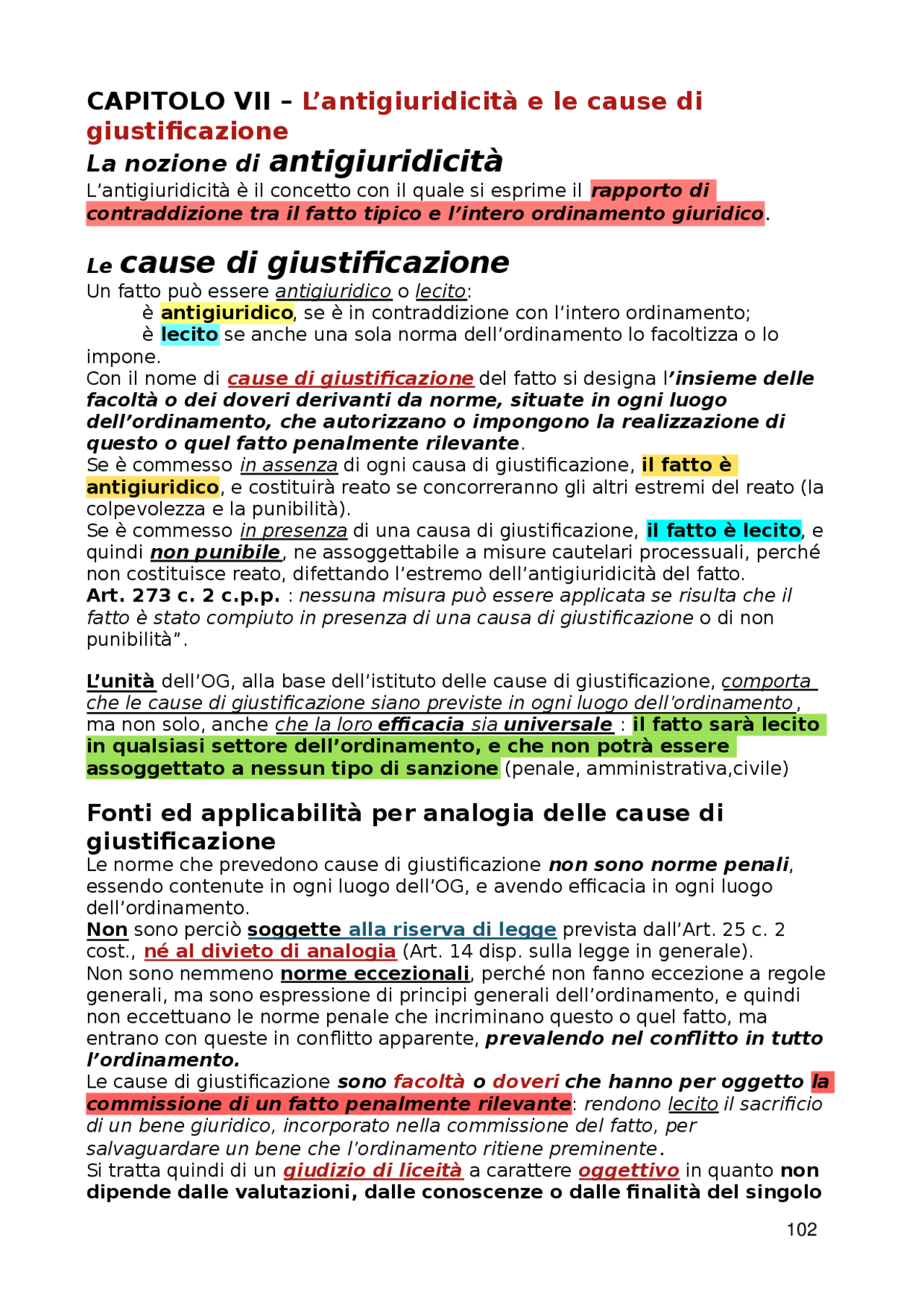Riassunto Di Diritto Penale Docsity
