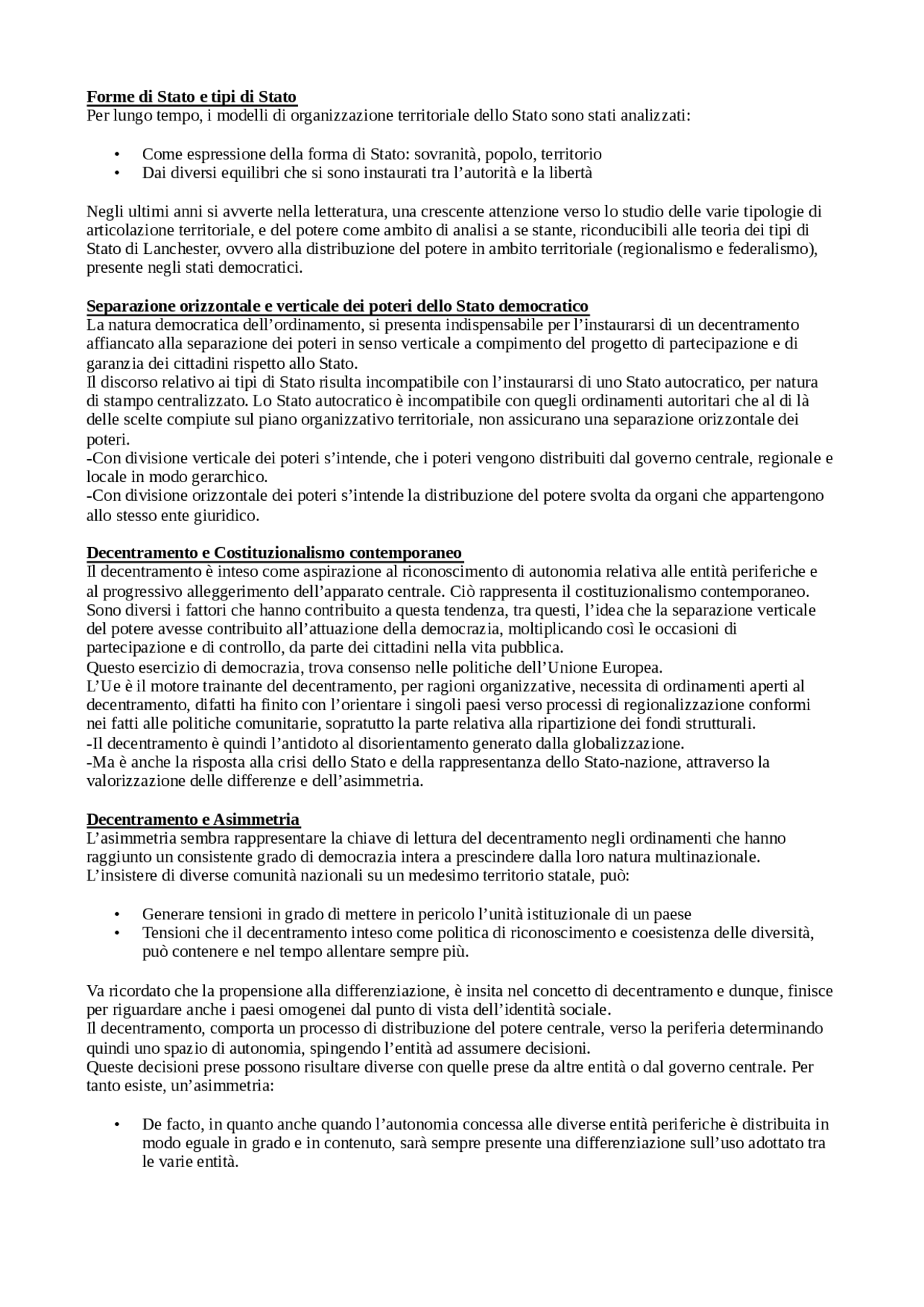 Corso Di Diritto Comparato Appunti Di Diritto Comparato Docsity