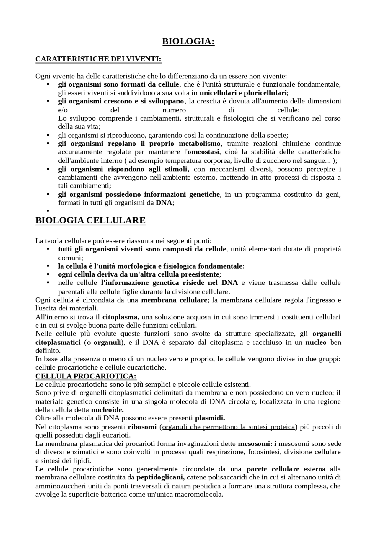 Riassunto Test Infermieristica Docsity