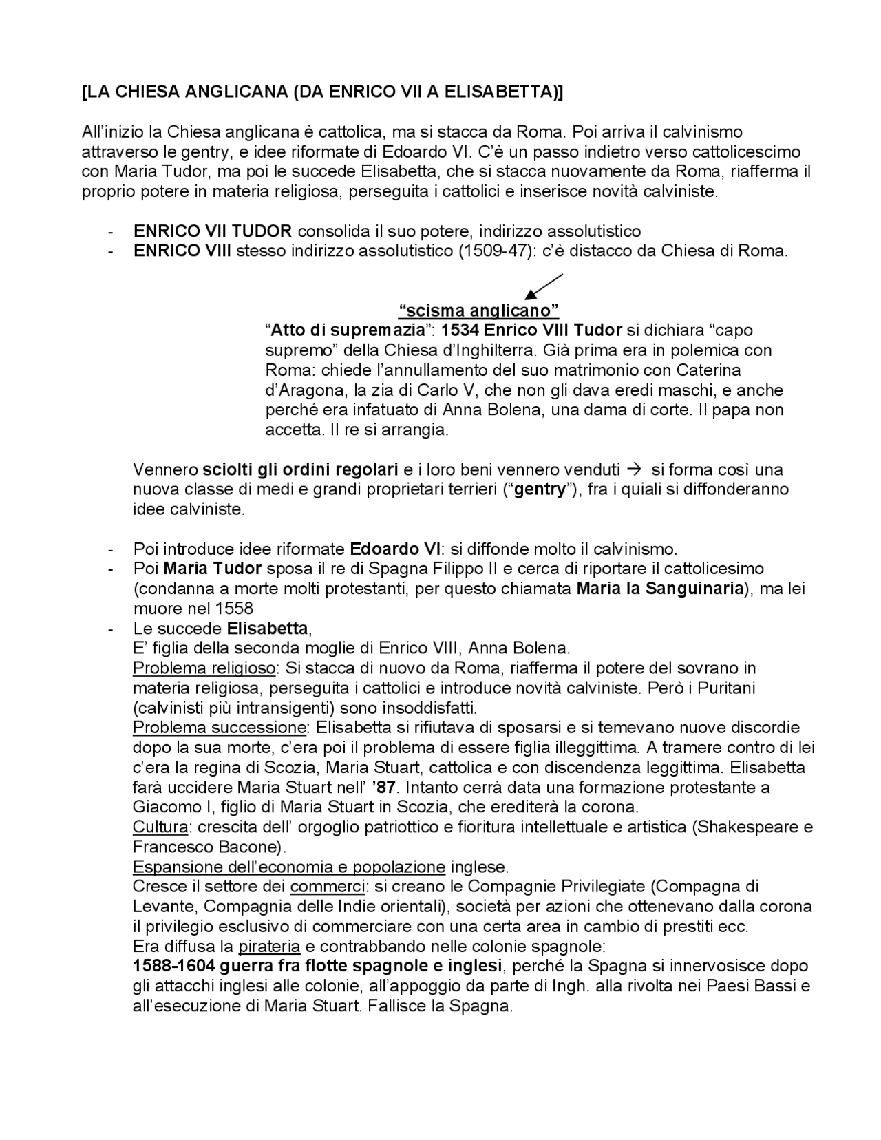 Schemi Storia Moderna Manuale Carlo Capra Docsity