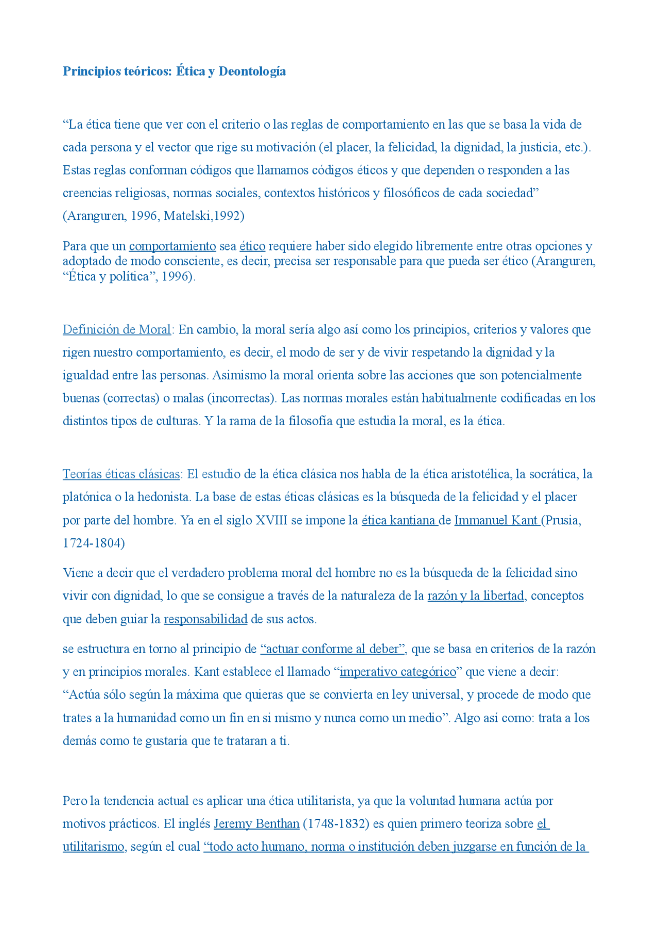 Apuntes De Deontología De La Comunicación Audiovisual Docsity