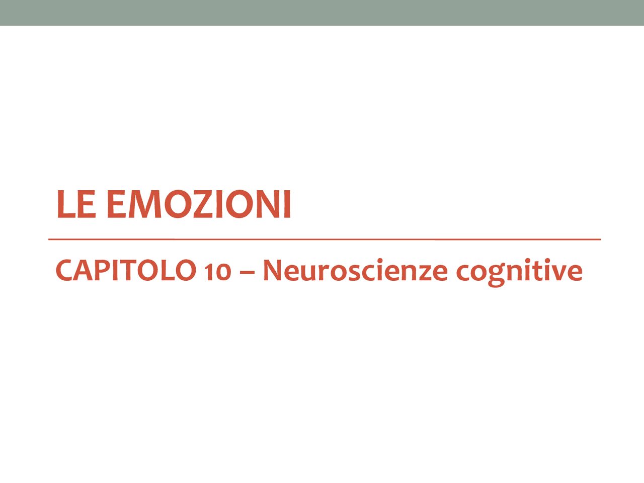 Neuroscienze Cognitive Capitolo 10 Riassunto Docsity
