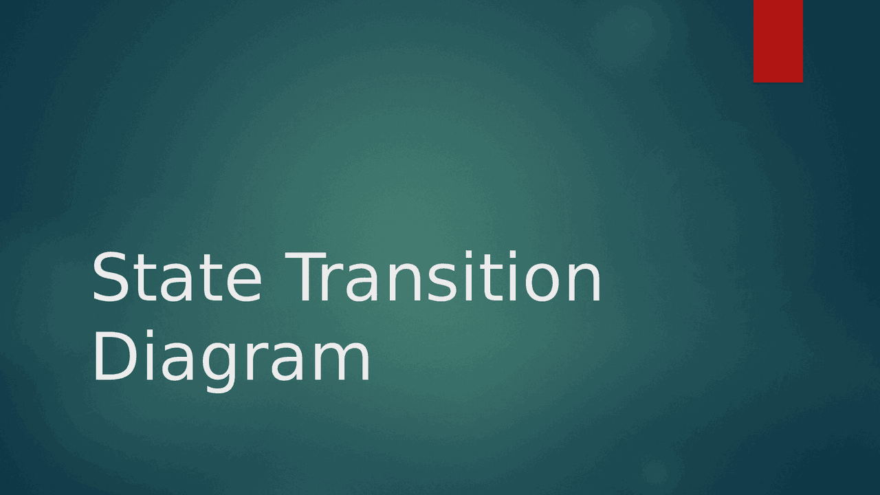 State Transition Diagram Lecture Notes Microprocessors Docsity