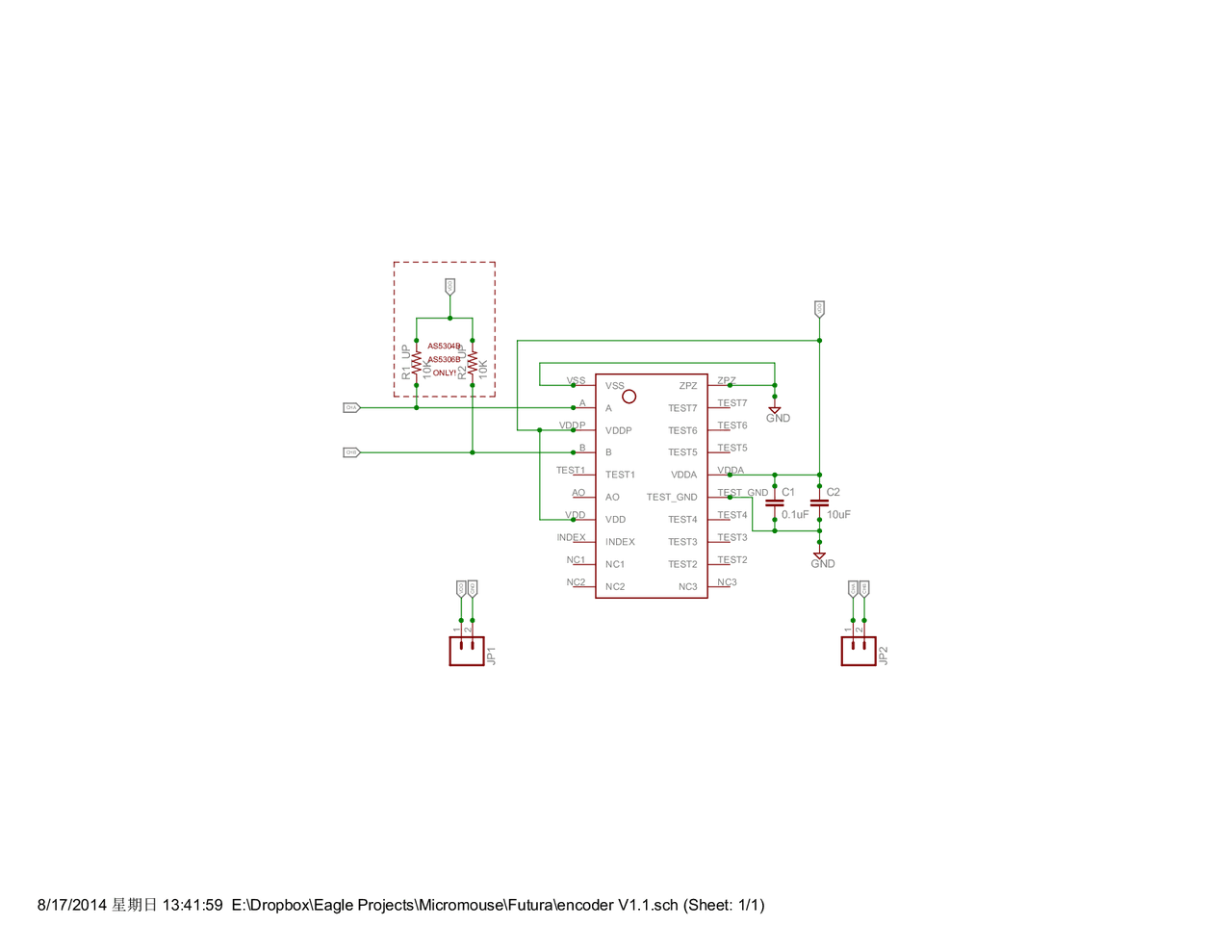 Robotica micromouse futura- green ye esquematico encoder - Docsity