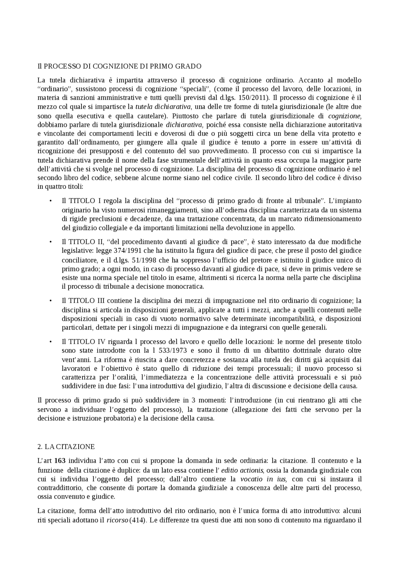 Diritto Processuale Civile Libro 2 Luiso Il Processo Di Cognizione