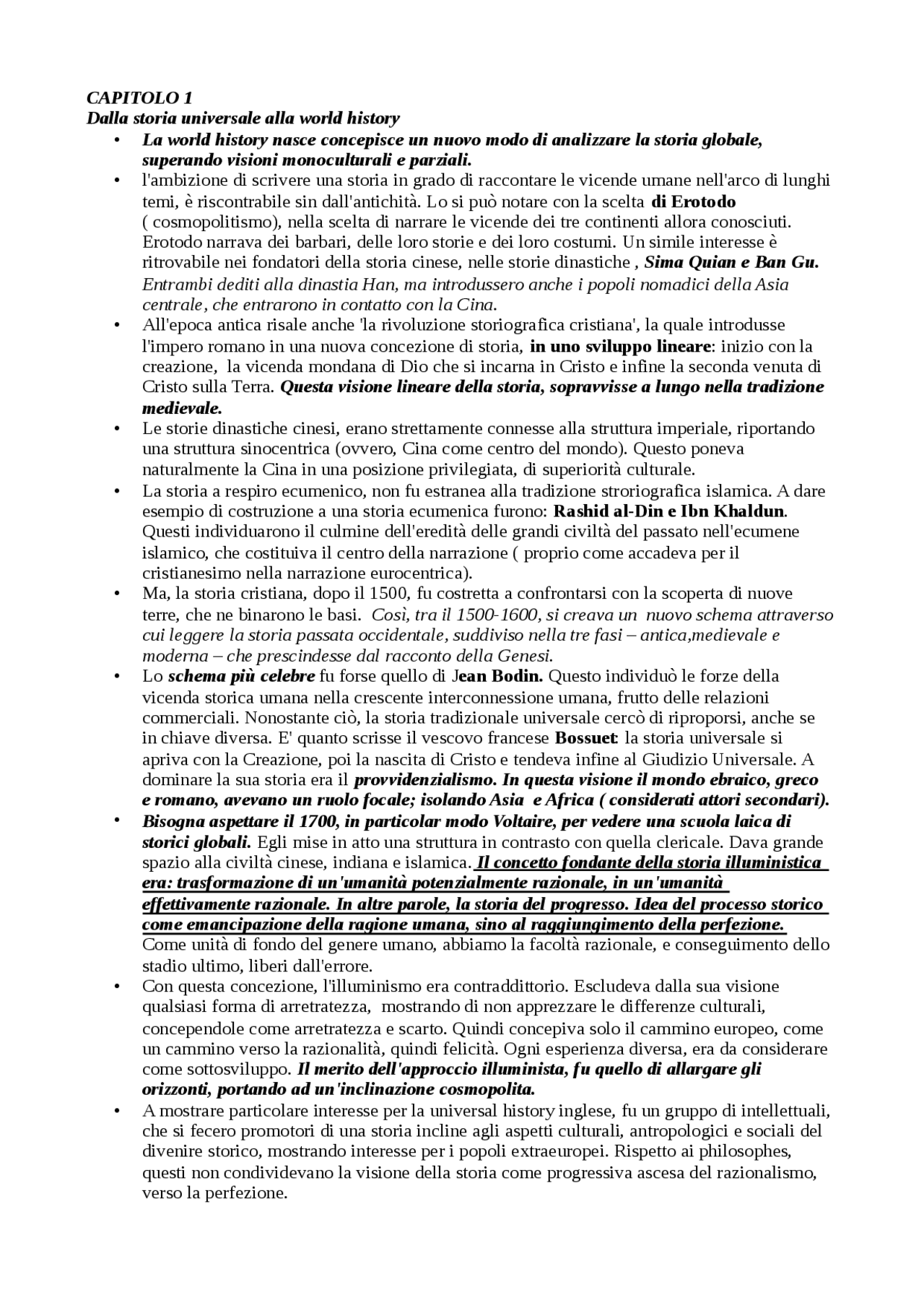 Riassunto World History Docsity