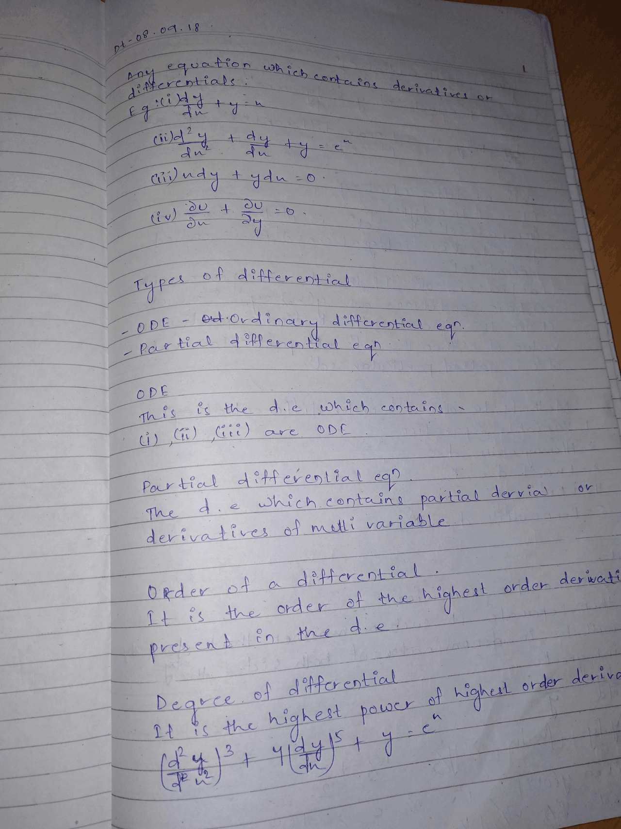 Differential Equations Docsity