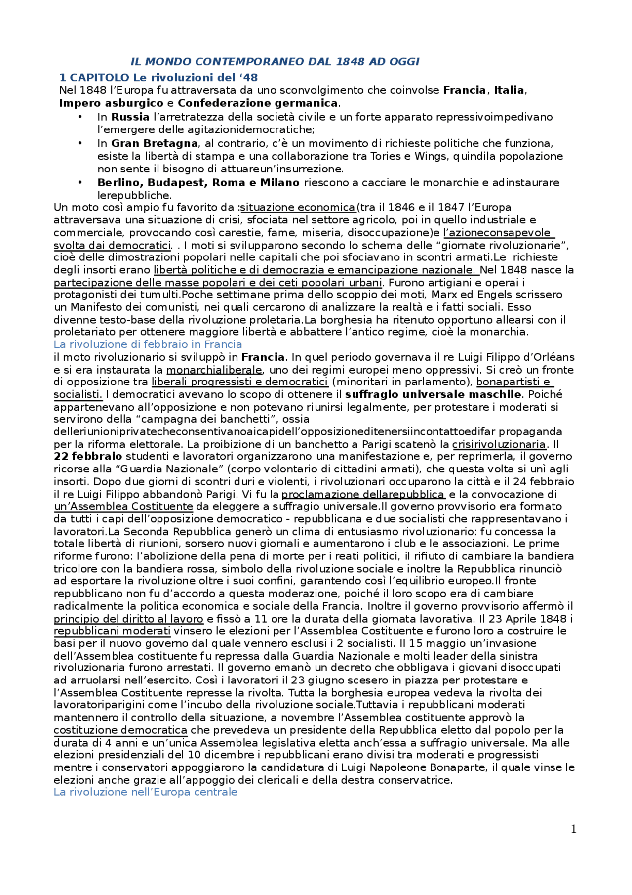 Storia Contemporanea Sabatucci Vidotto Docsity