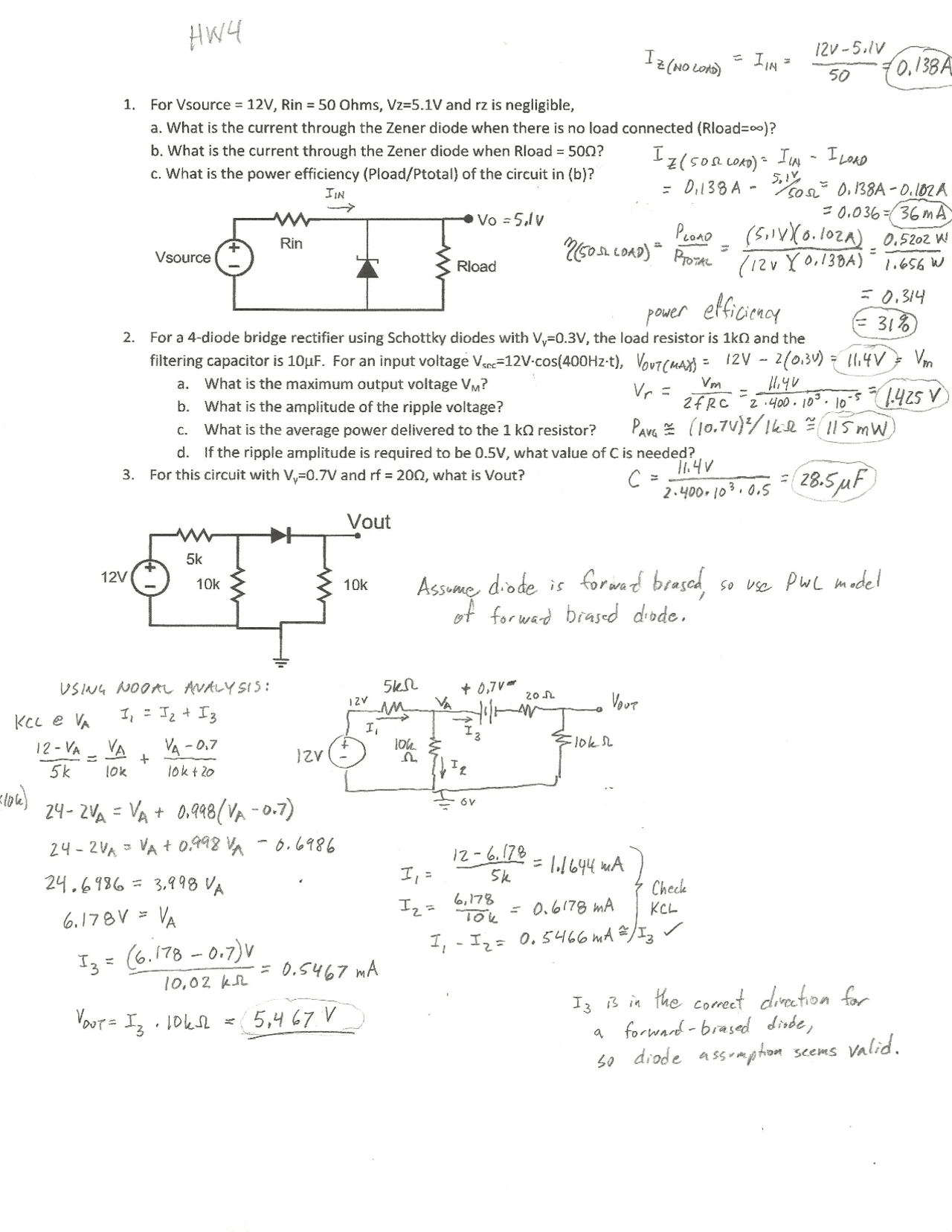 Hw4 Circuits Ee Mosfets Fabrication Docsity