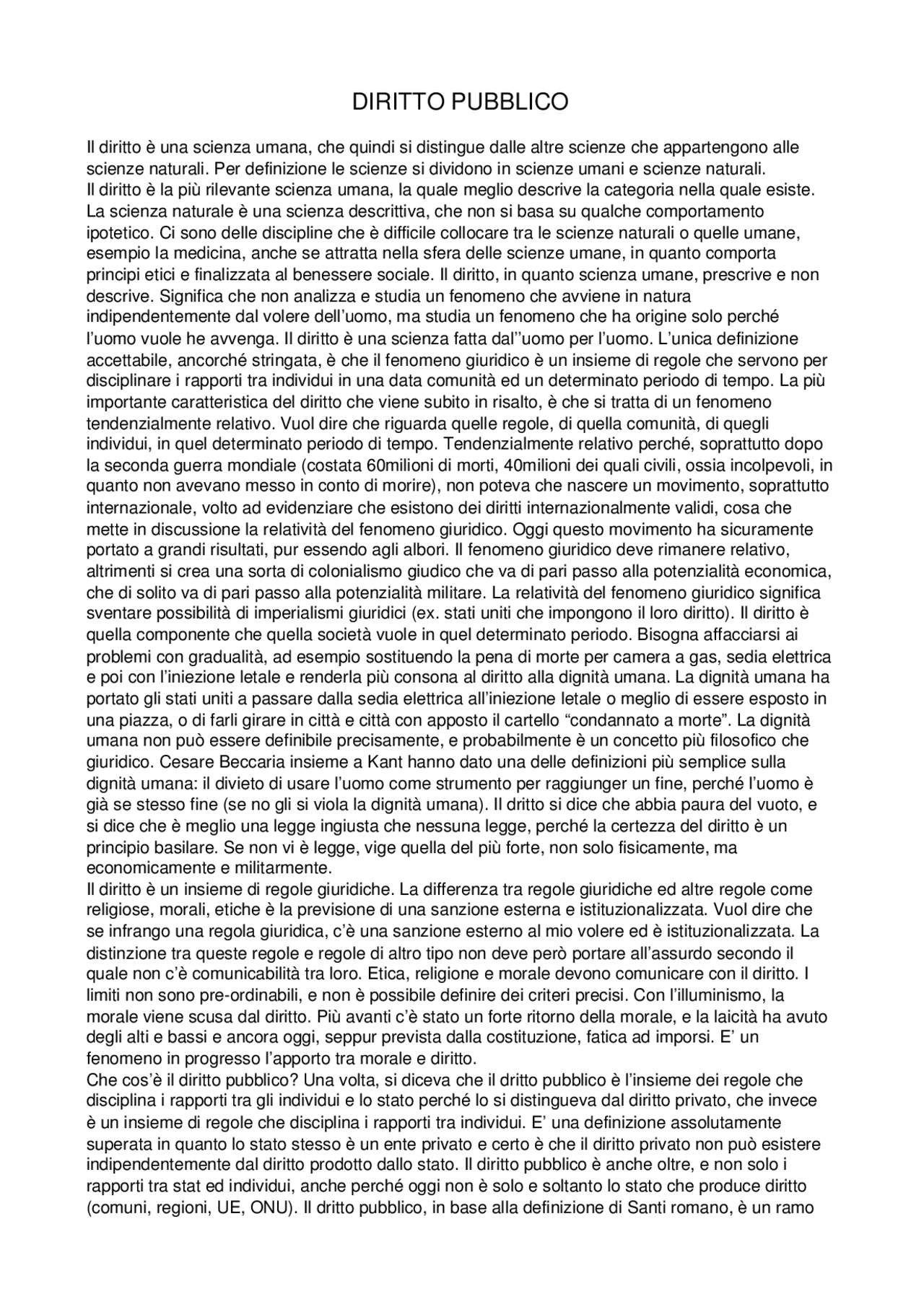 Appunti Di Diritto Pubblico Docsity