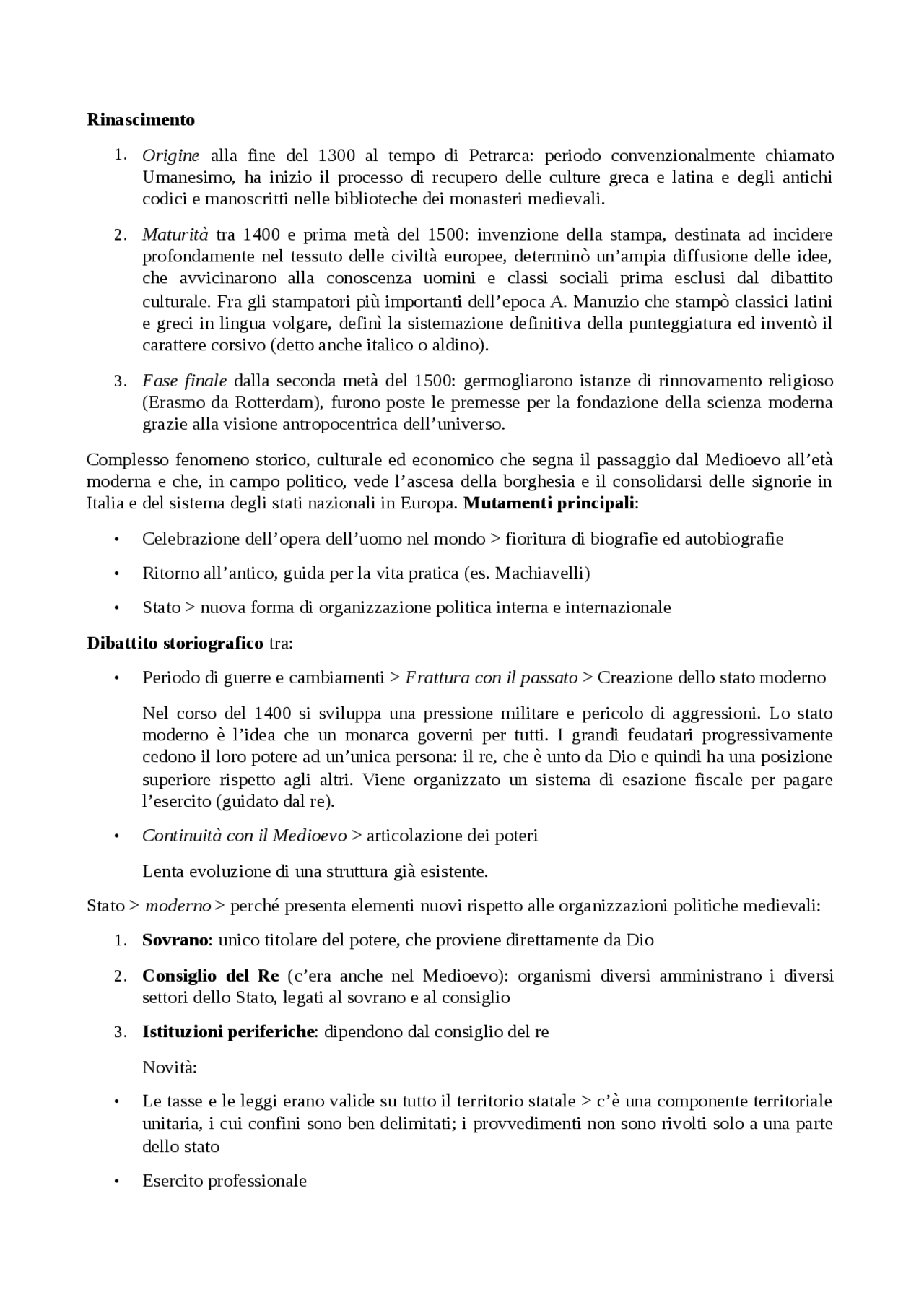 Riassunto Del Libro Le Vie Della Modernità Di Aurelio Musi Docsity