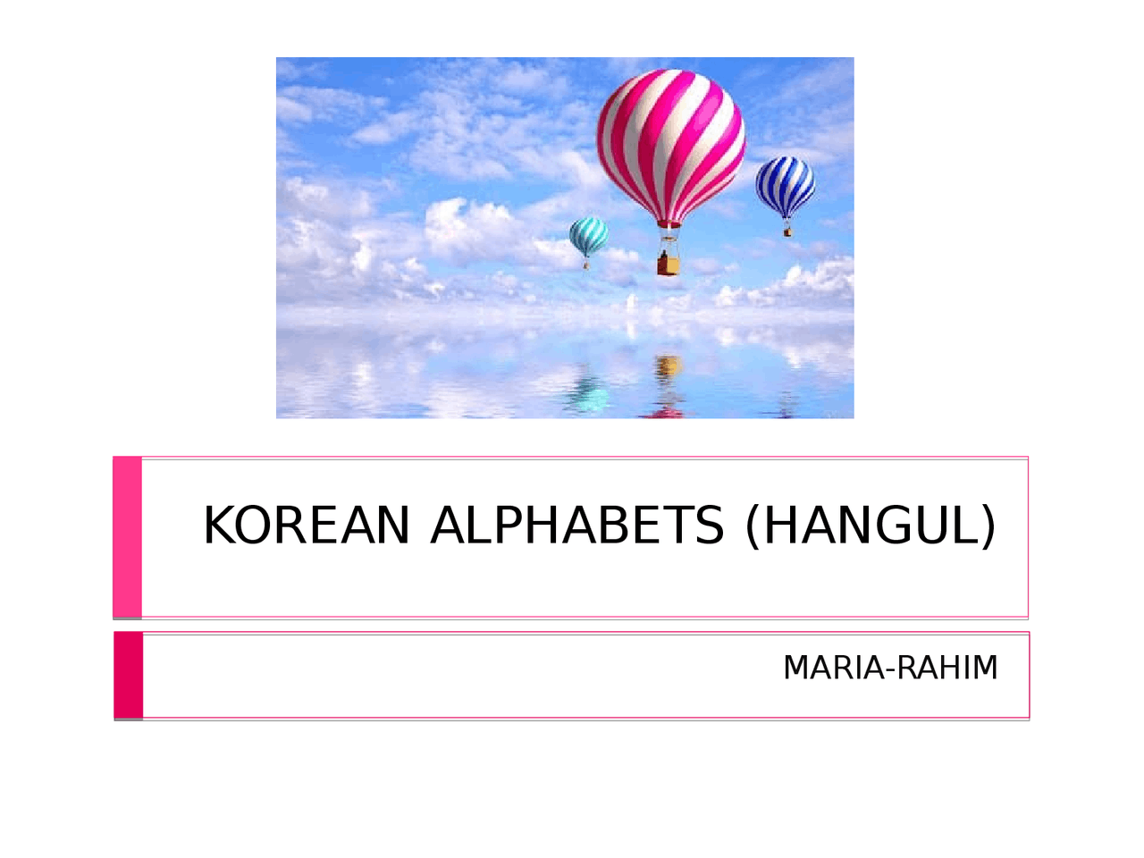 Korean Language And Understanding Docsity