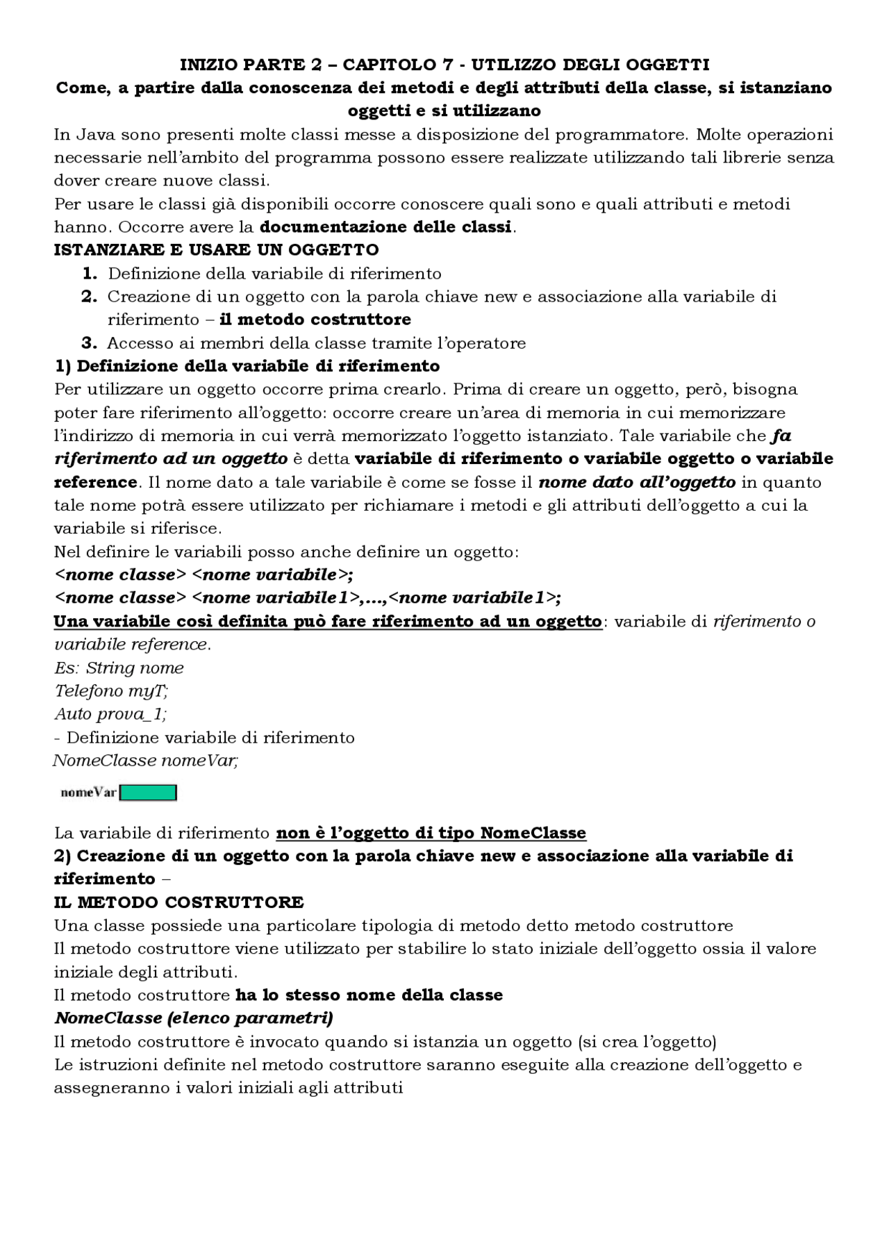 Appunti Completi Seconda Parte Esame Linguaggi Di Programmazione Ad
