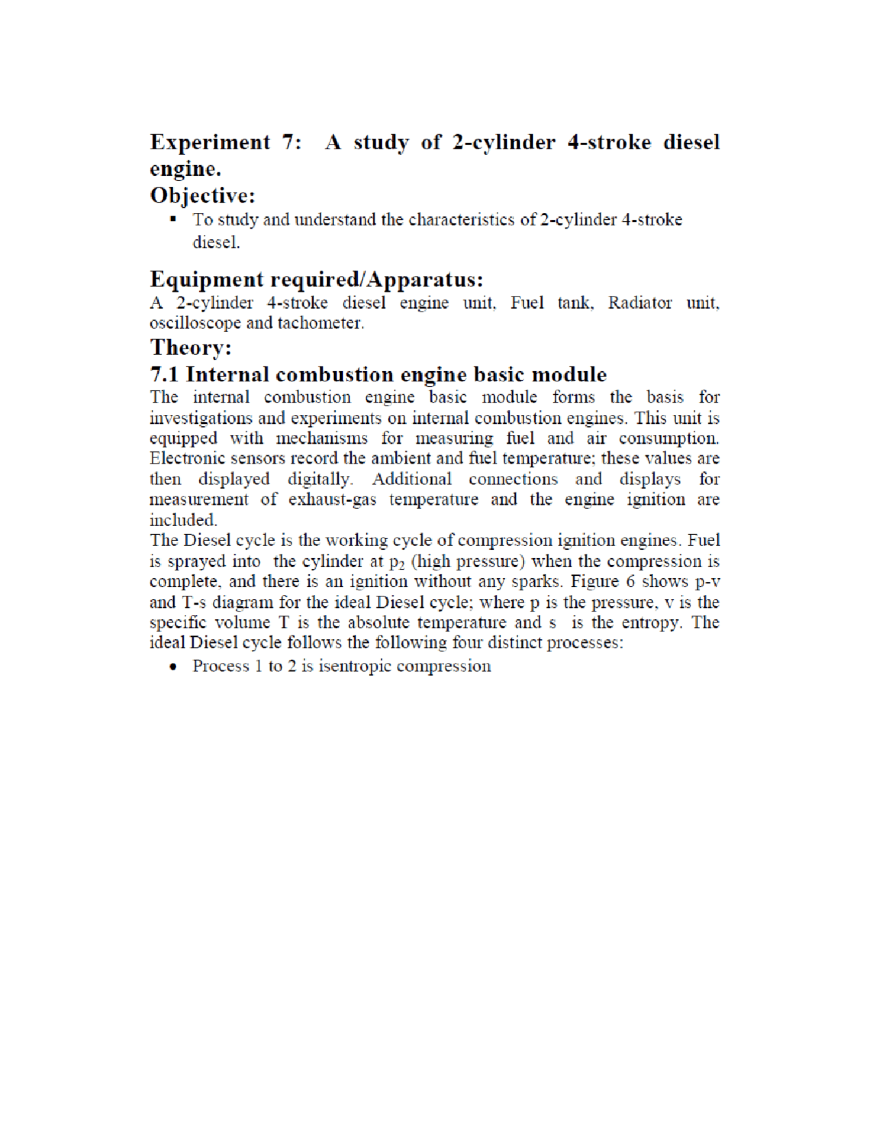 A Manual Handbook For The Experiment Docsity