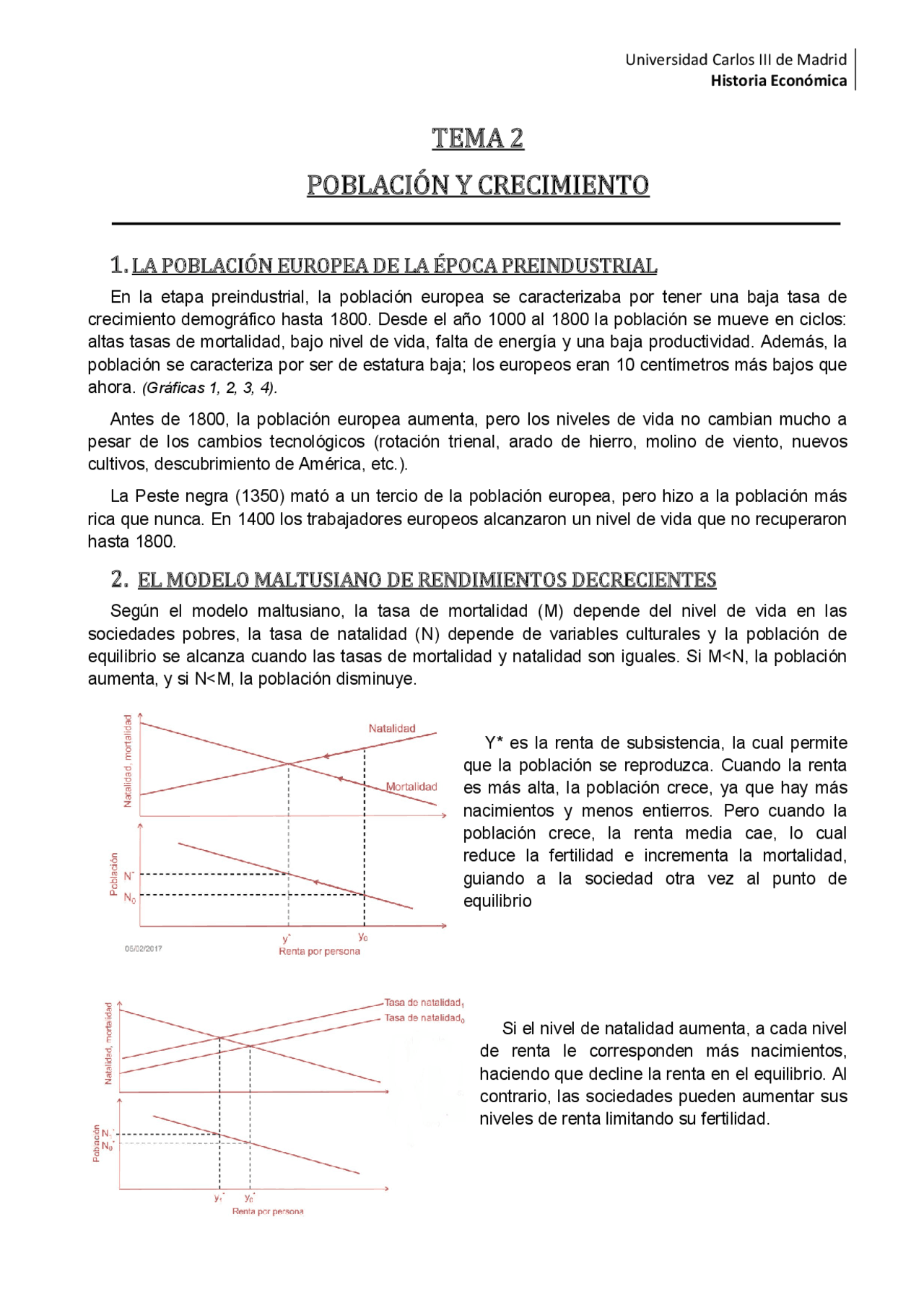 Historia Economica Apuntes Tema 2 Docsity