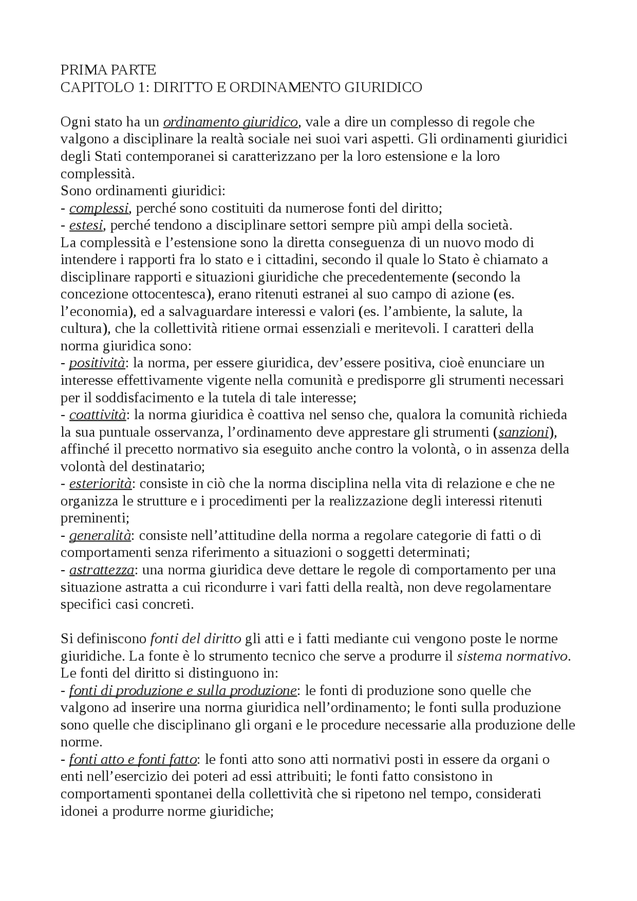 Riassunto Diritto Pubblico T Martines Docsity