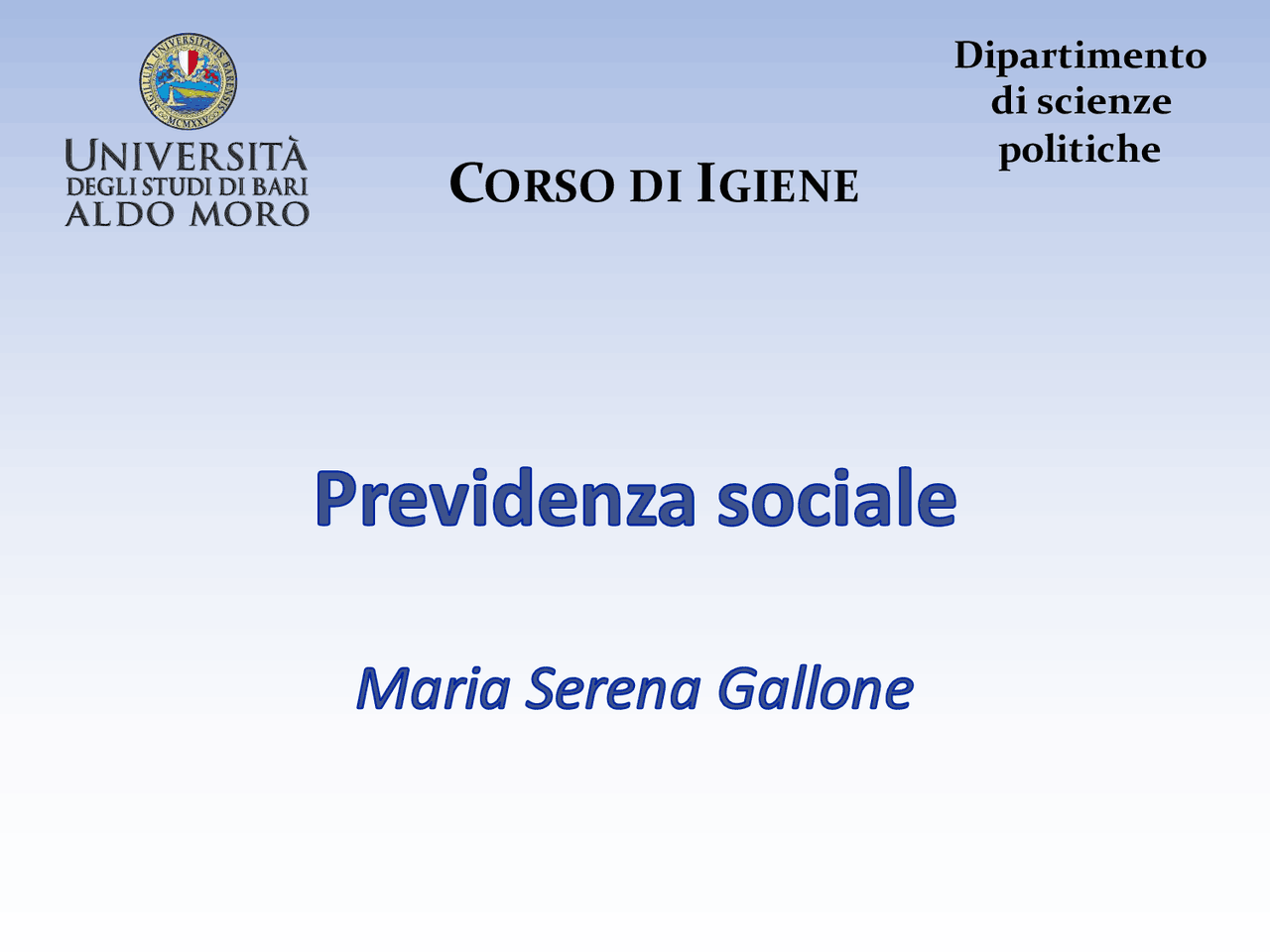 Esame Igiene Prof Gallons Pt 3 Docsity