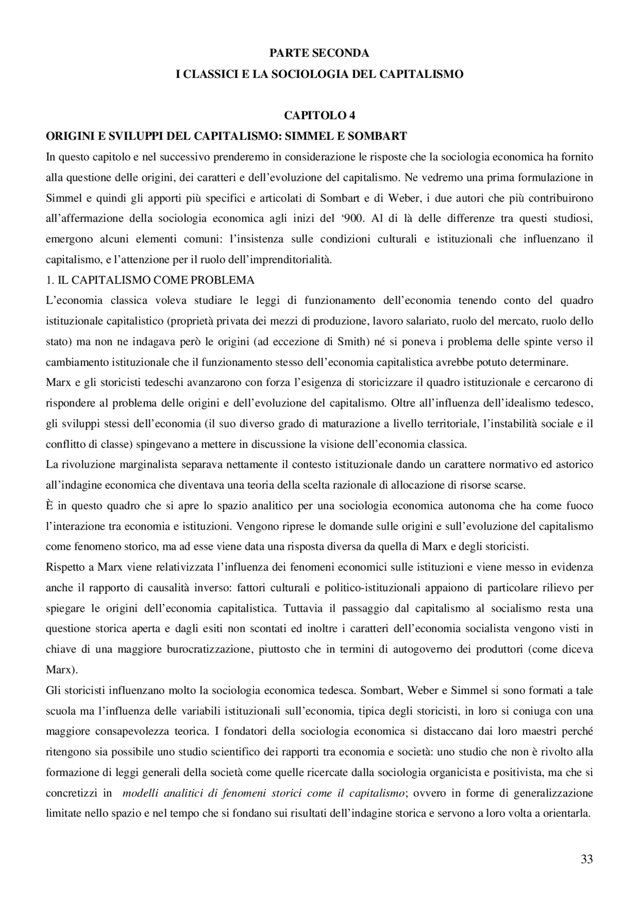 Profilo Storico Carlo Trigilia Sintesi Del Corso Di Sociologia Docsity