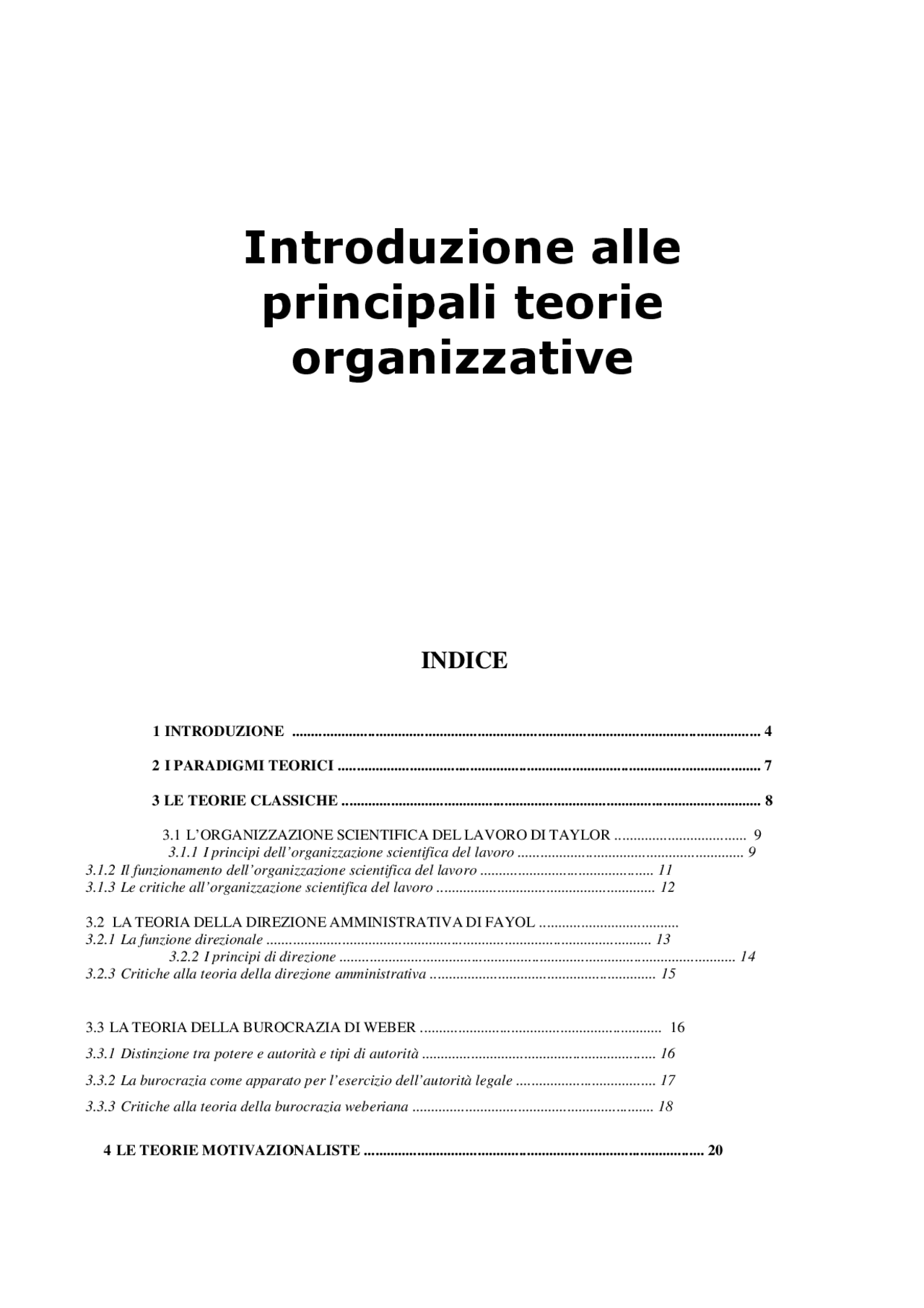 Teorie Organizzative Per Teorie E Tecniche Della Comunicazione Pubblica