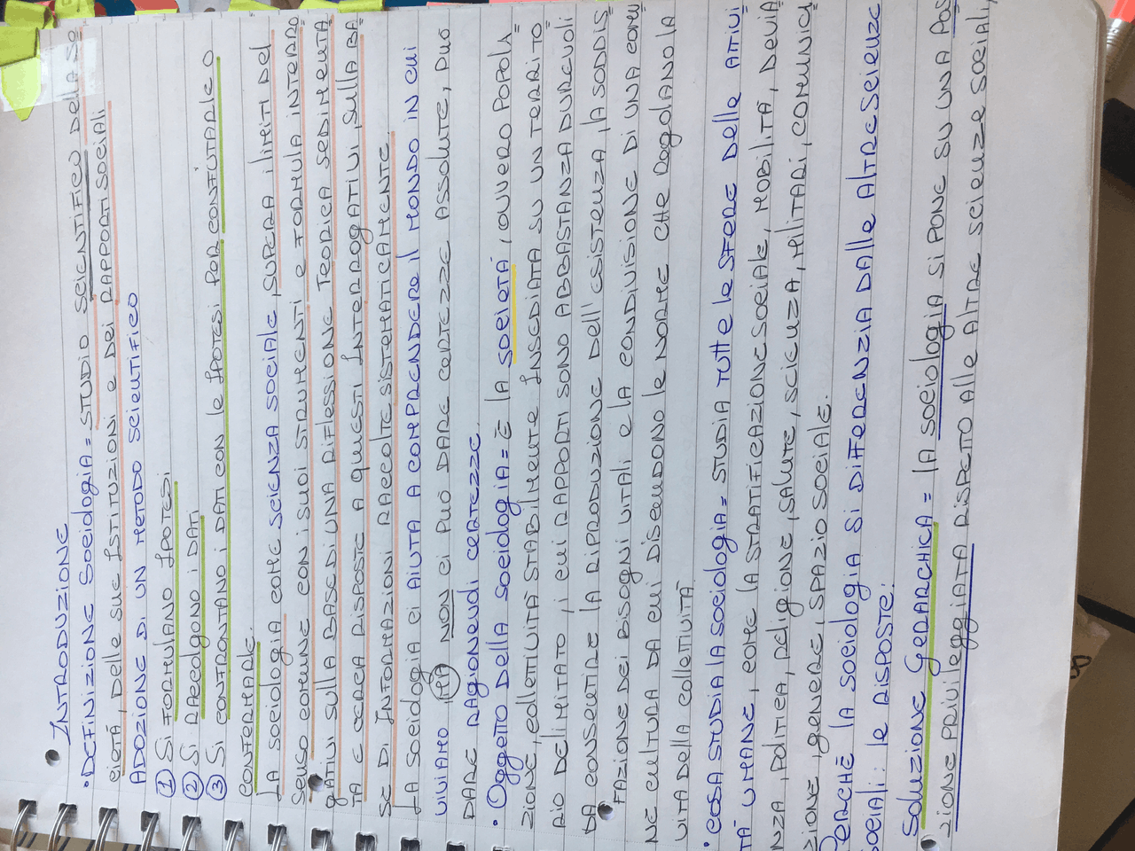 Concetti Base Sociologia Docsity