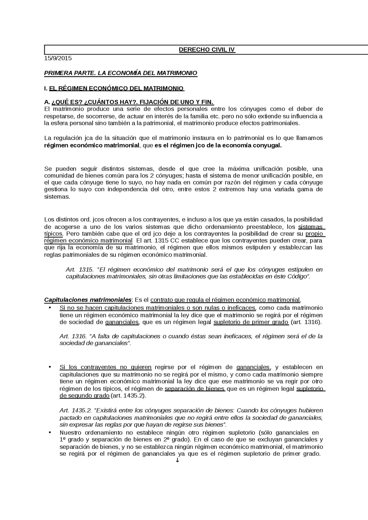 Derecho Civil Iv Docsity