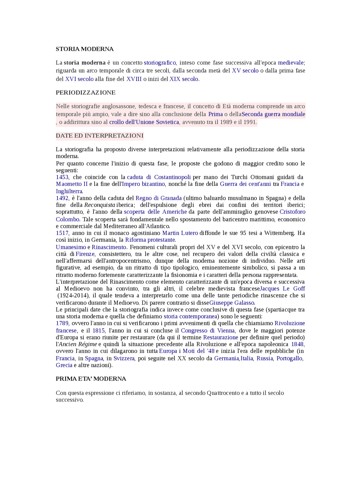 Riassunti E Appunti Universitari Docsity