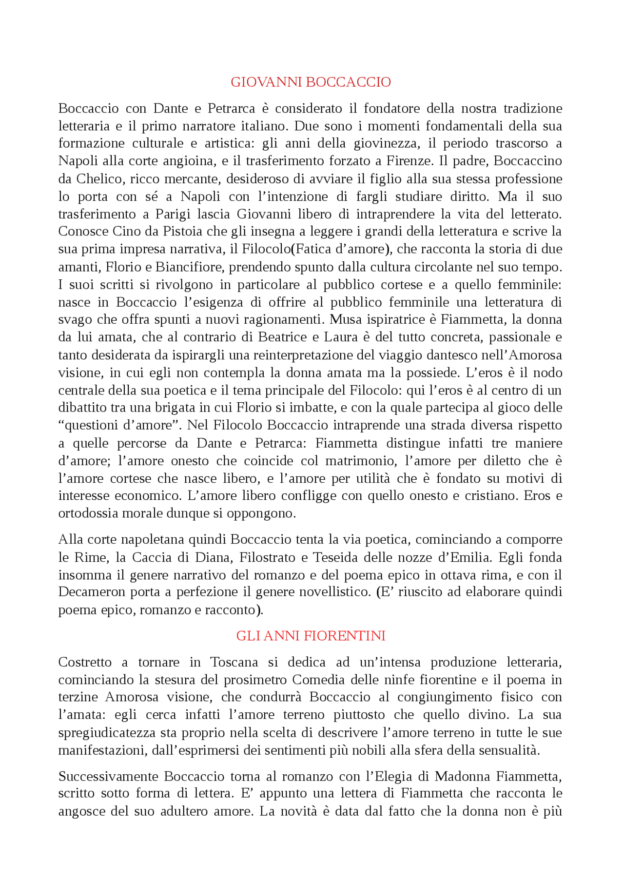 Luperini Docsity
