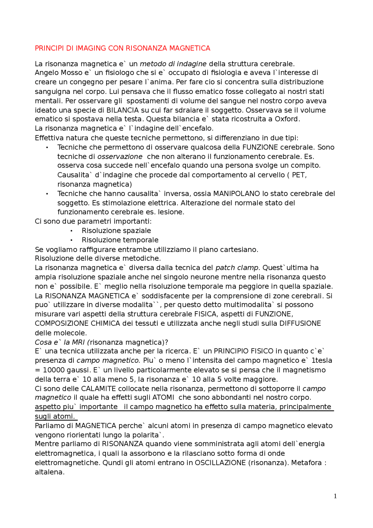 Sintesi Del Manuale Esplorando Il Cervello Le Basi Delle