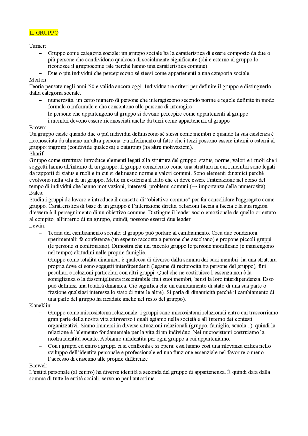 Riassunti Psicologia Sociale Andrighetto Rania Docsity