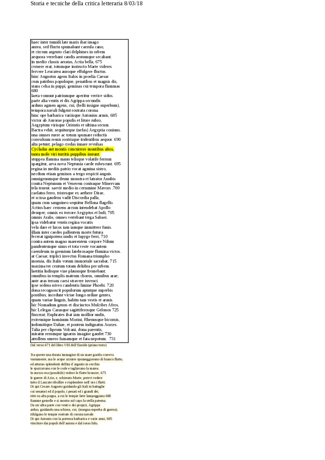 Appunti Di Storia E Tecniche Della Critica Letteraria Unipi Docsity
