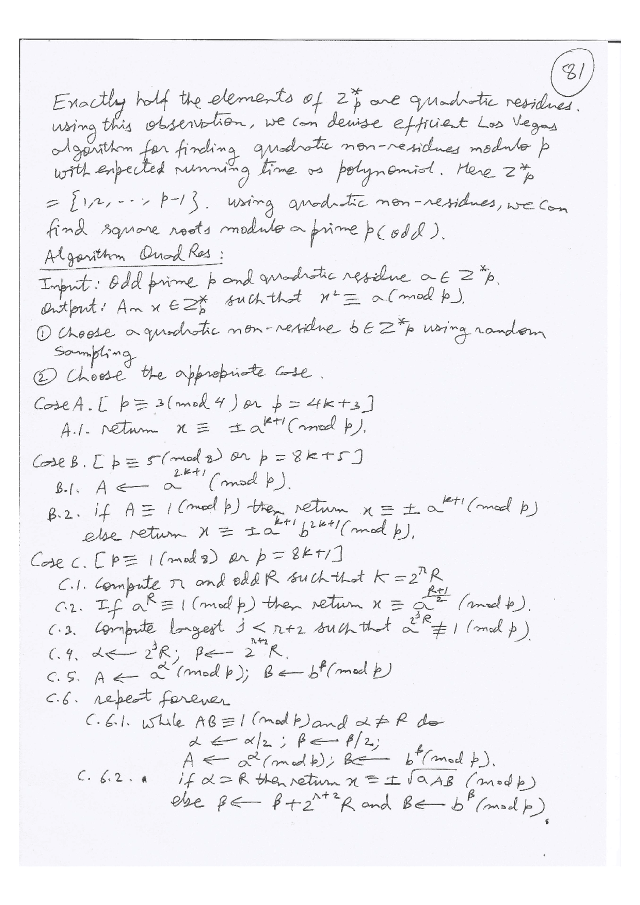 Randomized Advance Algorithms Docsity